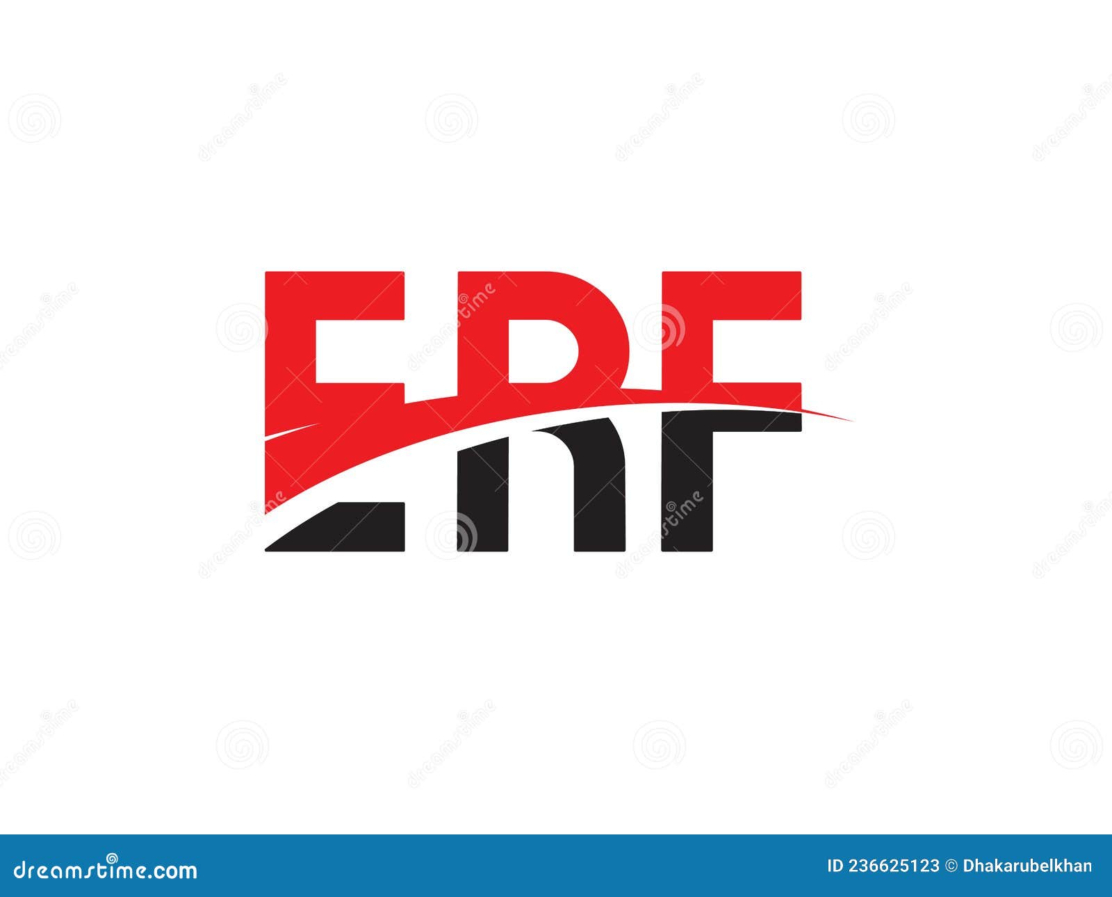 ERF Letter Initial Logo Design Vector Illustration Stock Vector ...
