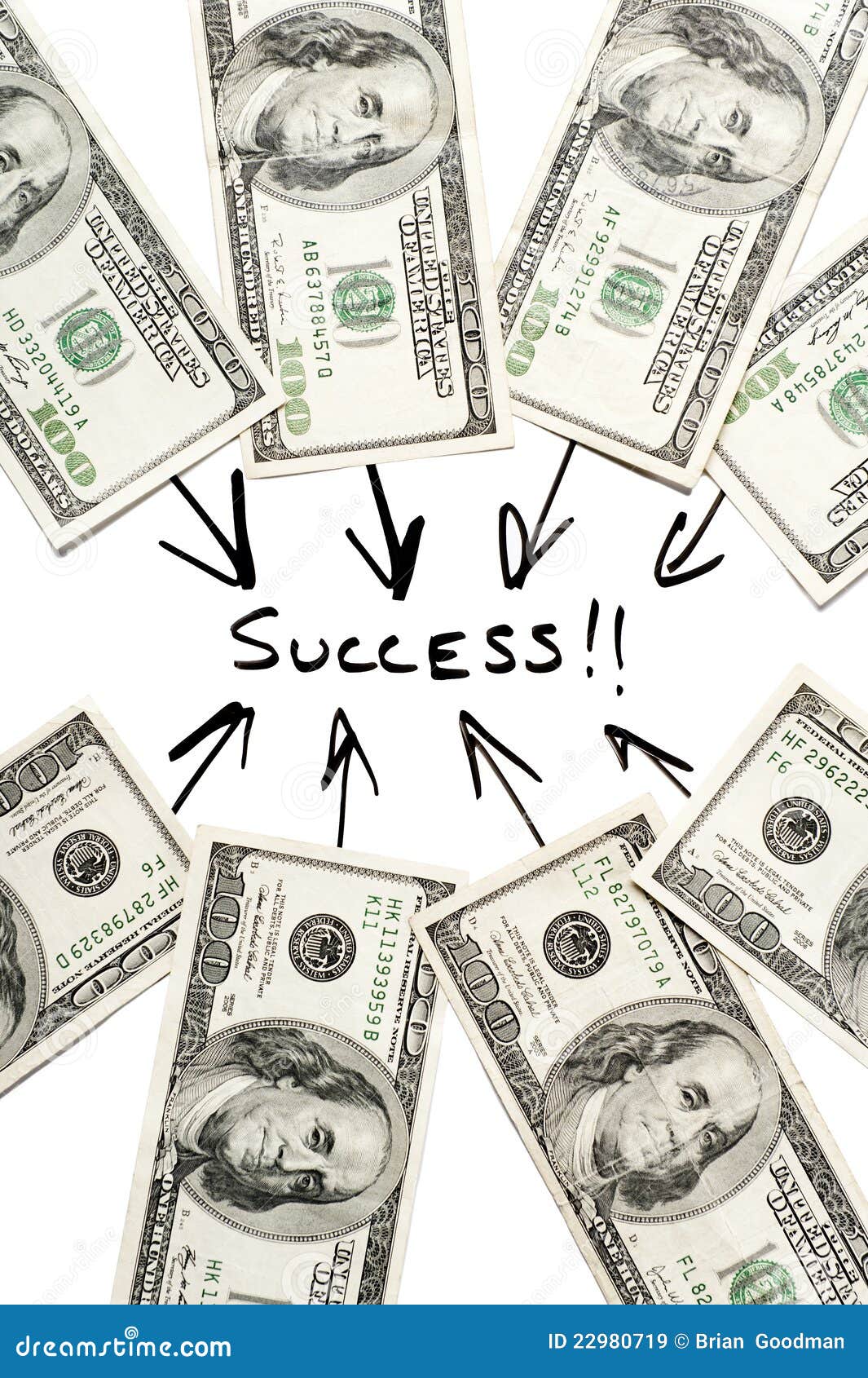 Erfolg und Geld stockbild. Bild von geld, gewinn, bezahlung - 22980719