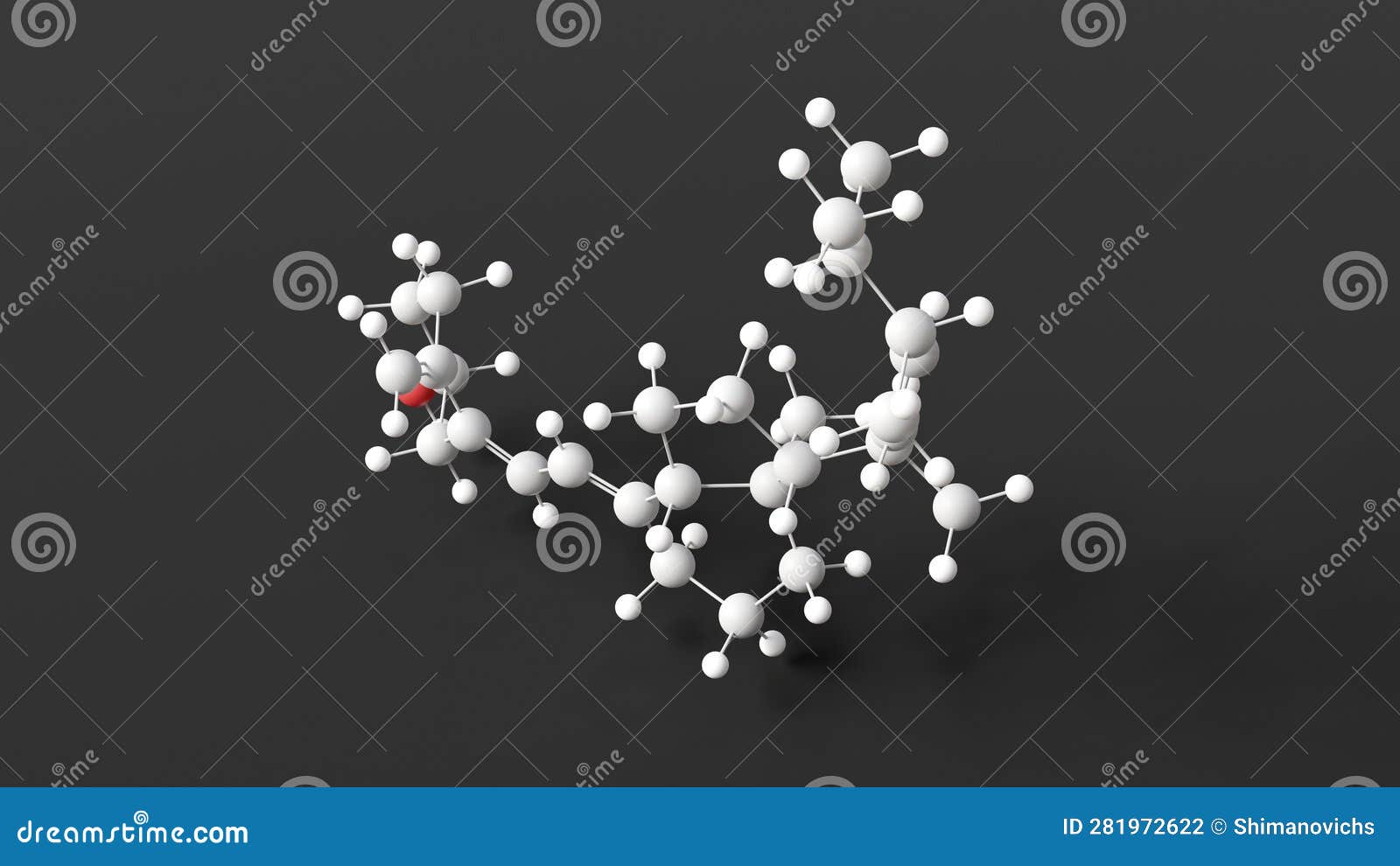 Ergocalciferol Molecule, Molecular Structure, Vitamin D2, Ball and ...