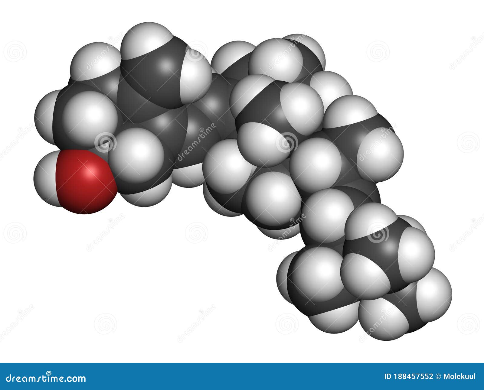 Ergocalciferol Molecule, Structural Chemical Formula, Ball-and-stick ...