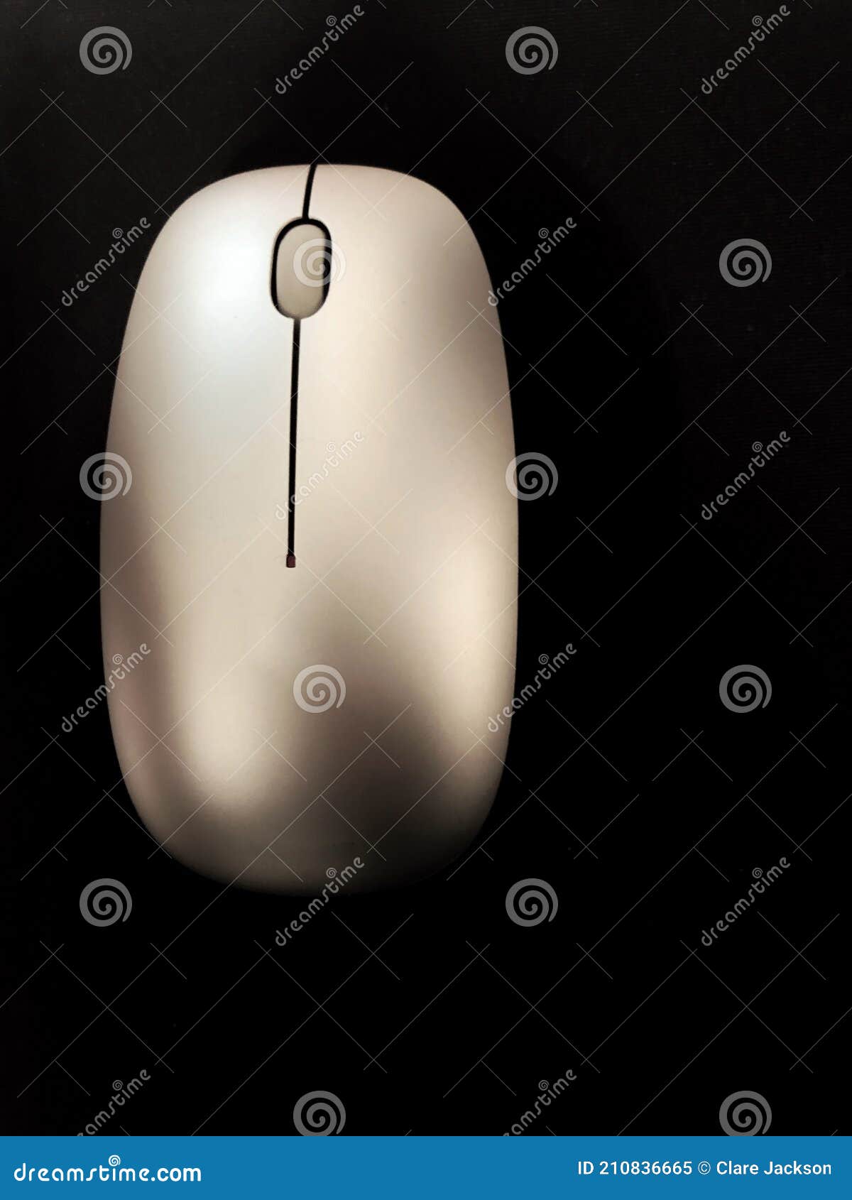 An Ergonomic Computer Mouse with Copy Space Stock Image - Image of ...