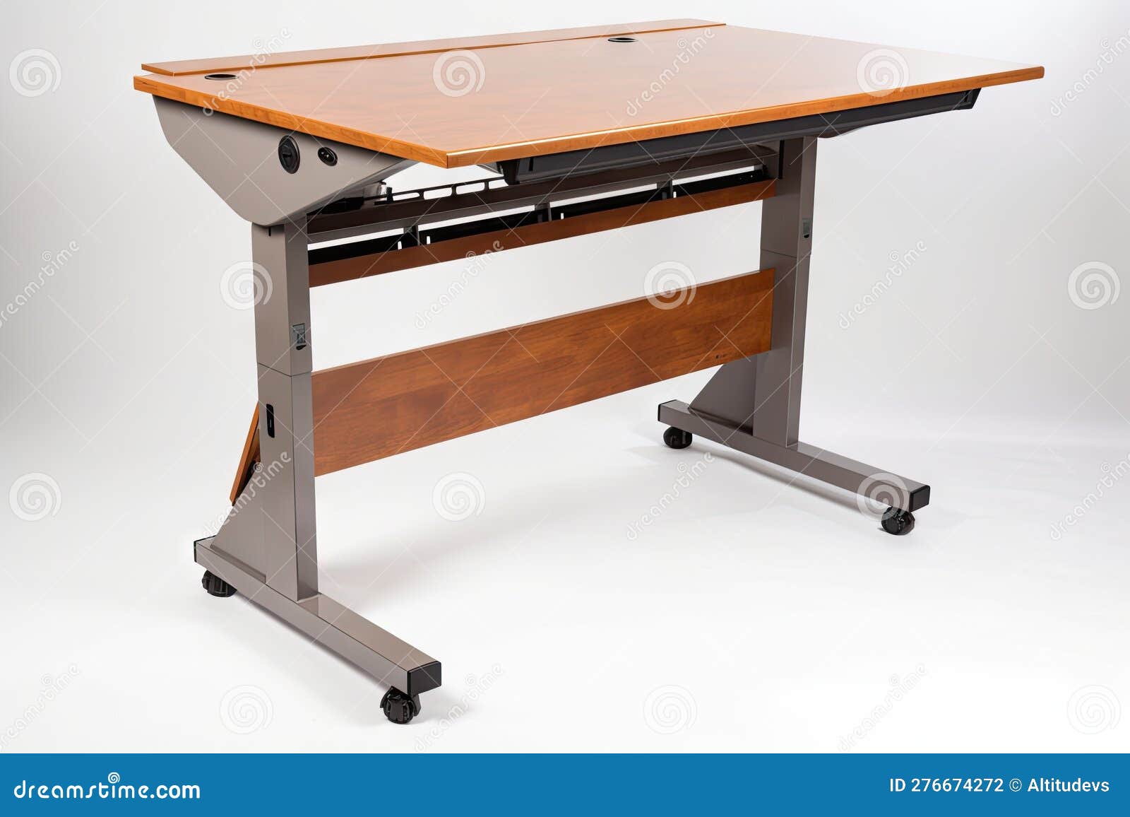 Ergonomic Desk with Adjustable Height, Position, and Tilt Stock ...