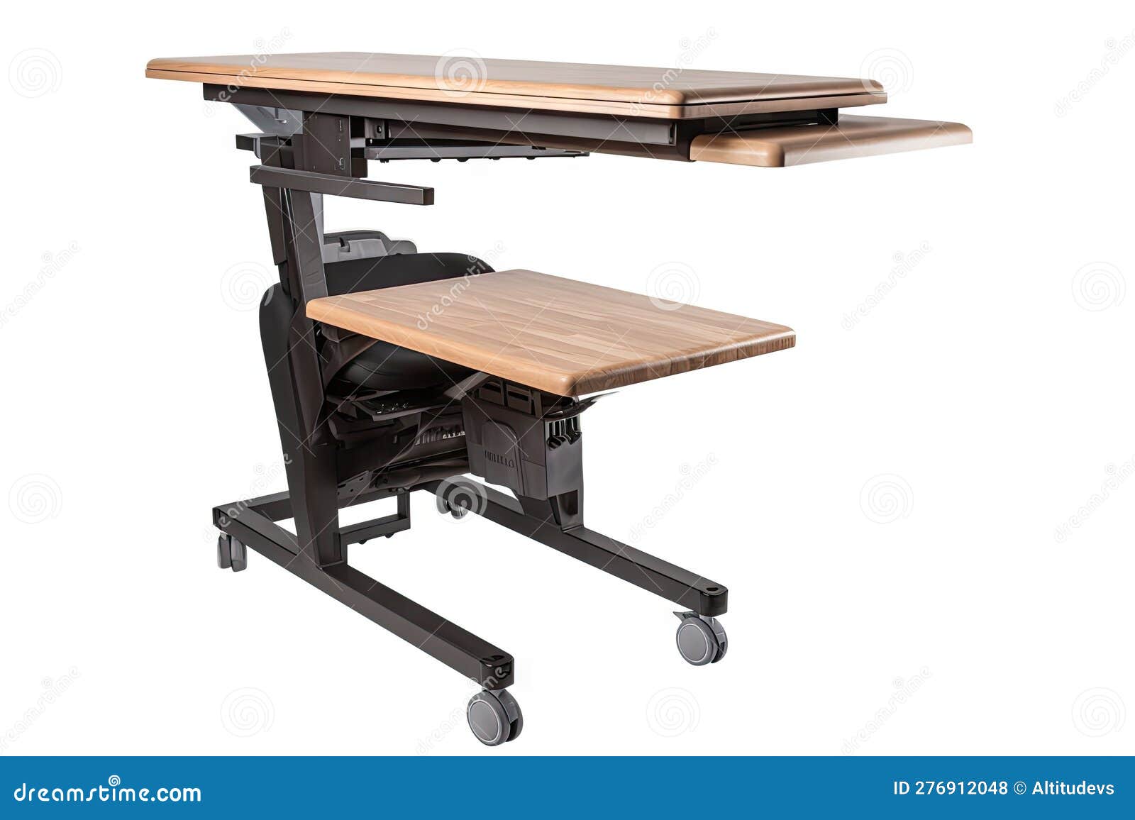 Ergonomic Desk with Adjustable Height, Position, and Tilt Stock ...