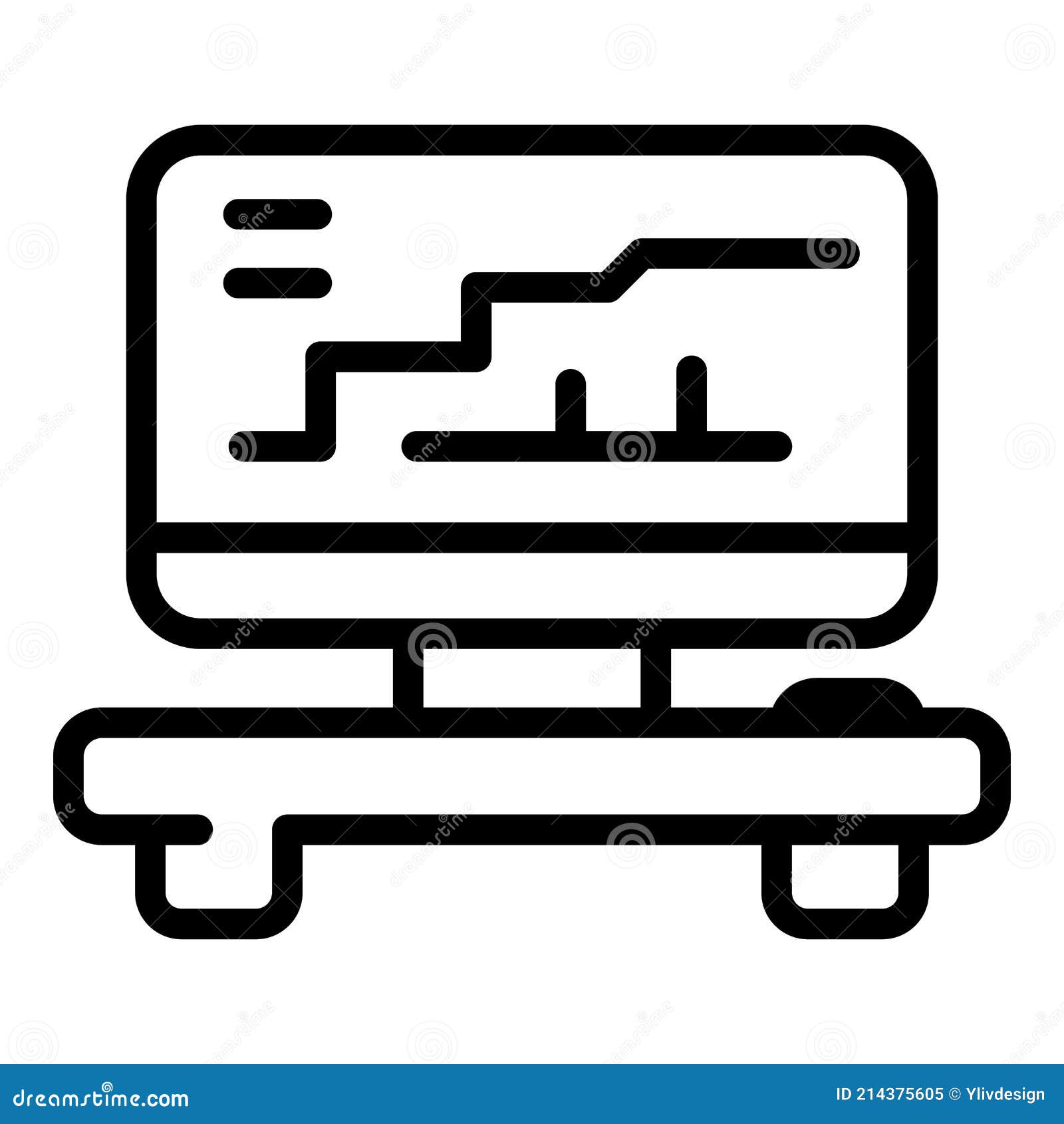 Ergonomic Equipment Icon, Outline Style Stock Vector - Illustration of ...