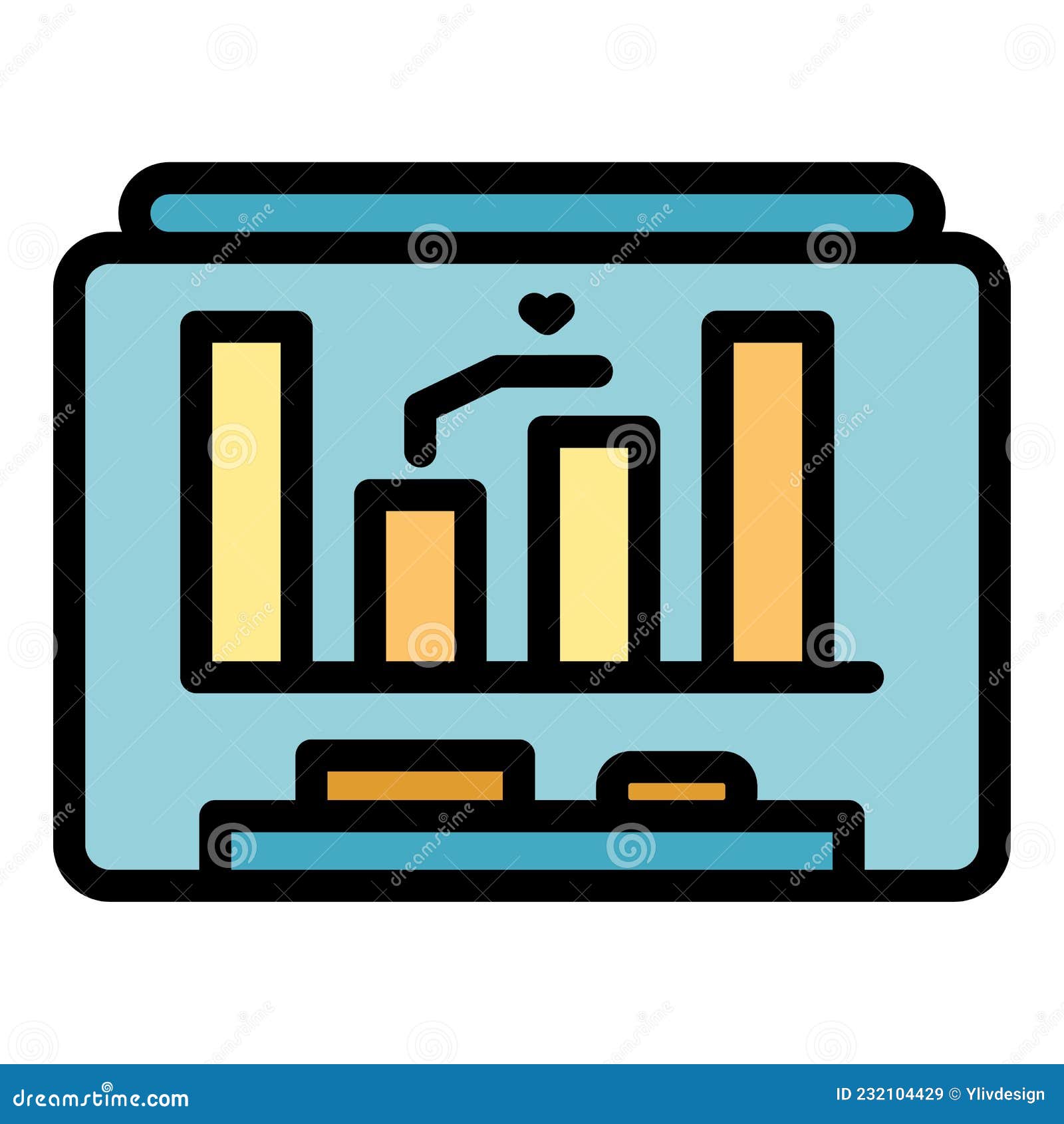 Ergonomic Icon Color Outline Vector Stock Vector - Illustration of ...