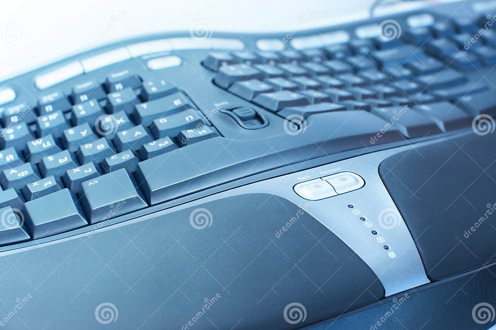 Ergonomic keyboard stock image. Image of modern, numeric - 14081131