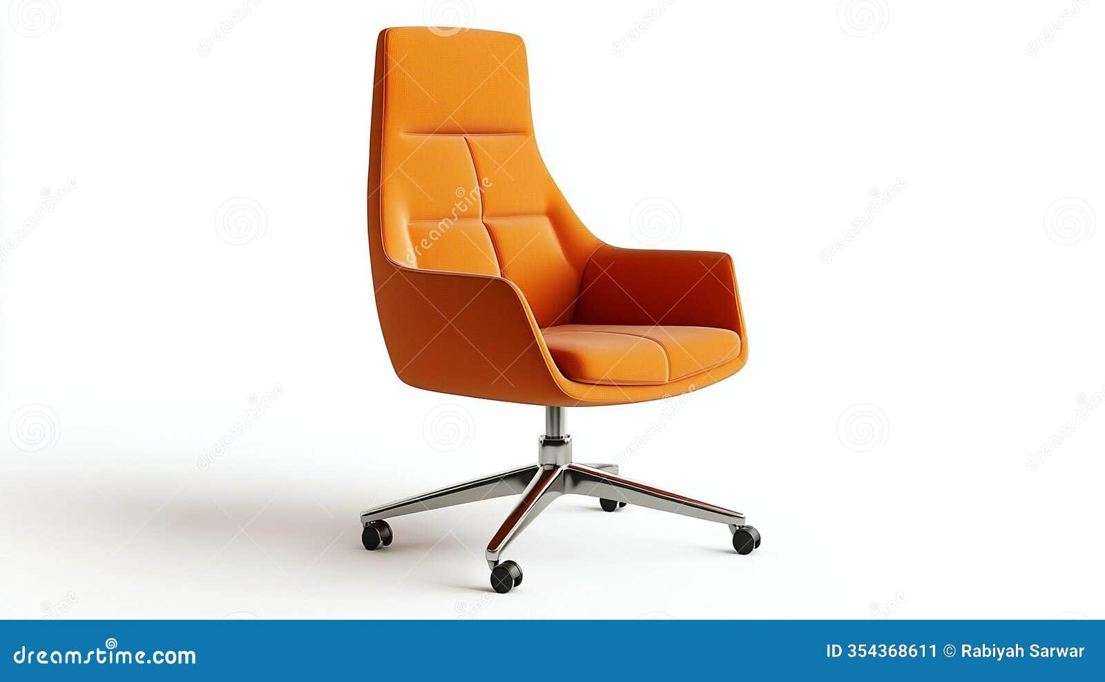 Ergonomic Office Chair, Displayed on White Background for Comfortable ...