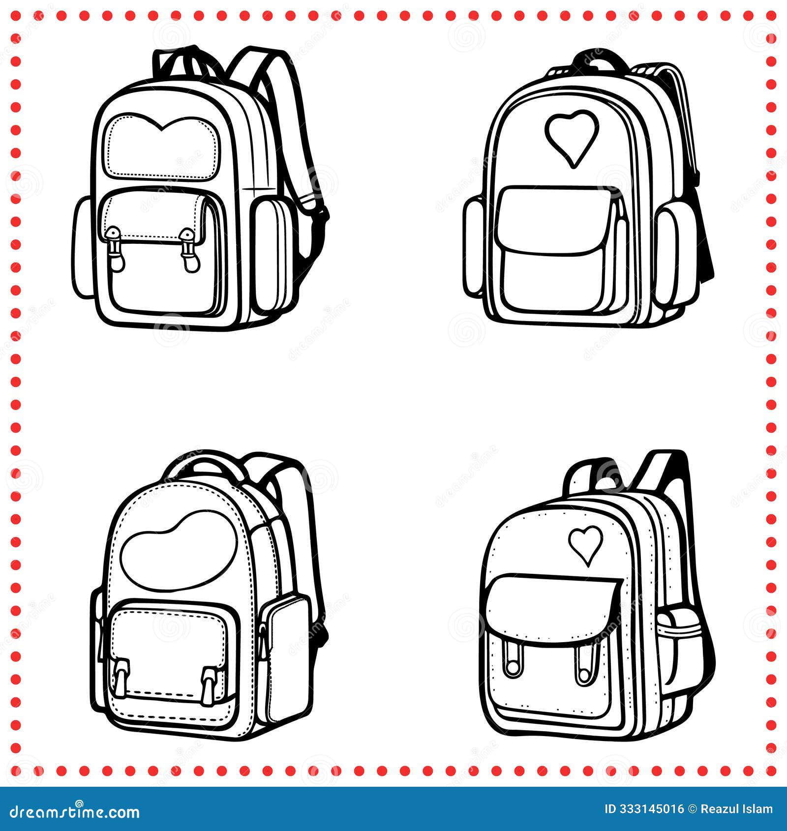 Ergonomic School Knapsack Graphic for Enhanced Support and Balanced ...