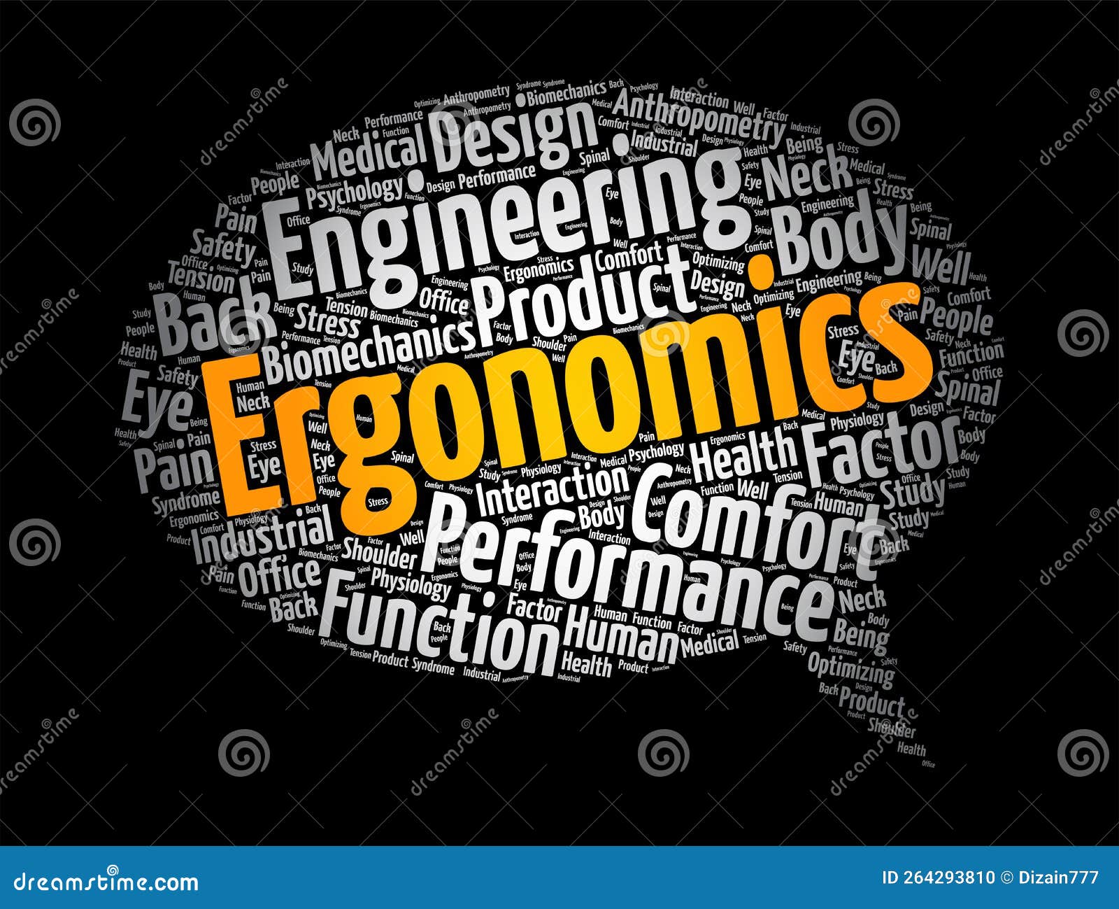 Ergonomics Principles Mechanical Engineer Icon Doodle Illustration ...