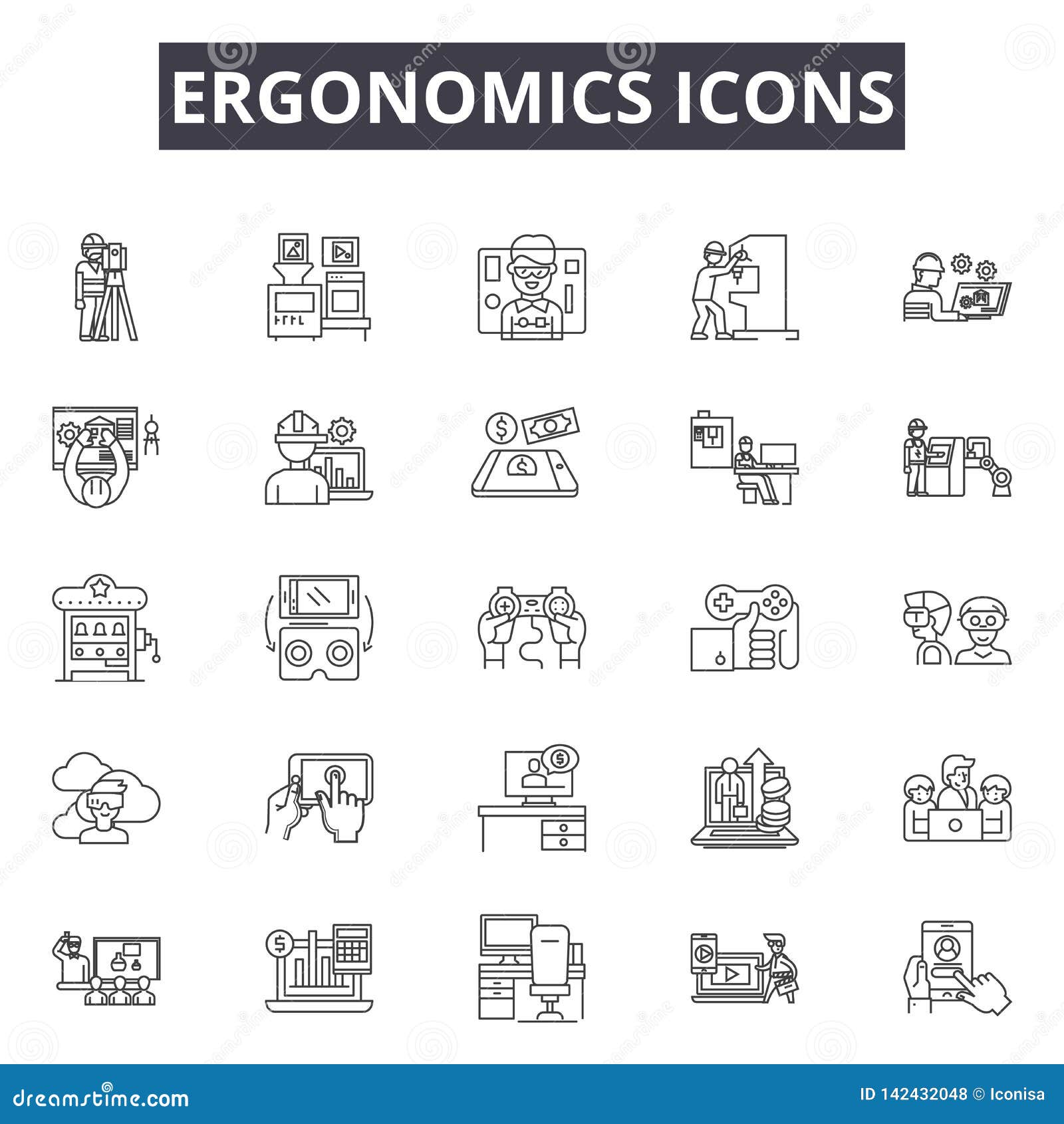 Ergonomics Line Drawing Of A Man Correct Sitting And Standing Posture ... Ergonomics Line Drawing Of A Man Correct Sitting And Standing Posture ...