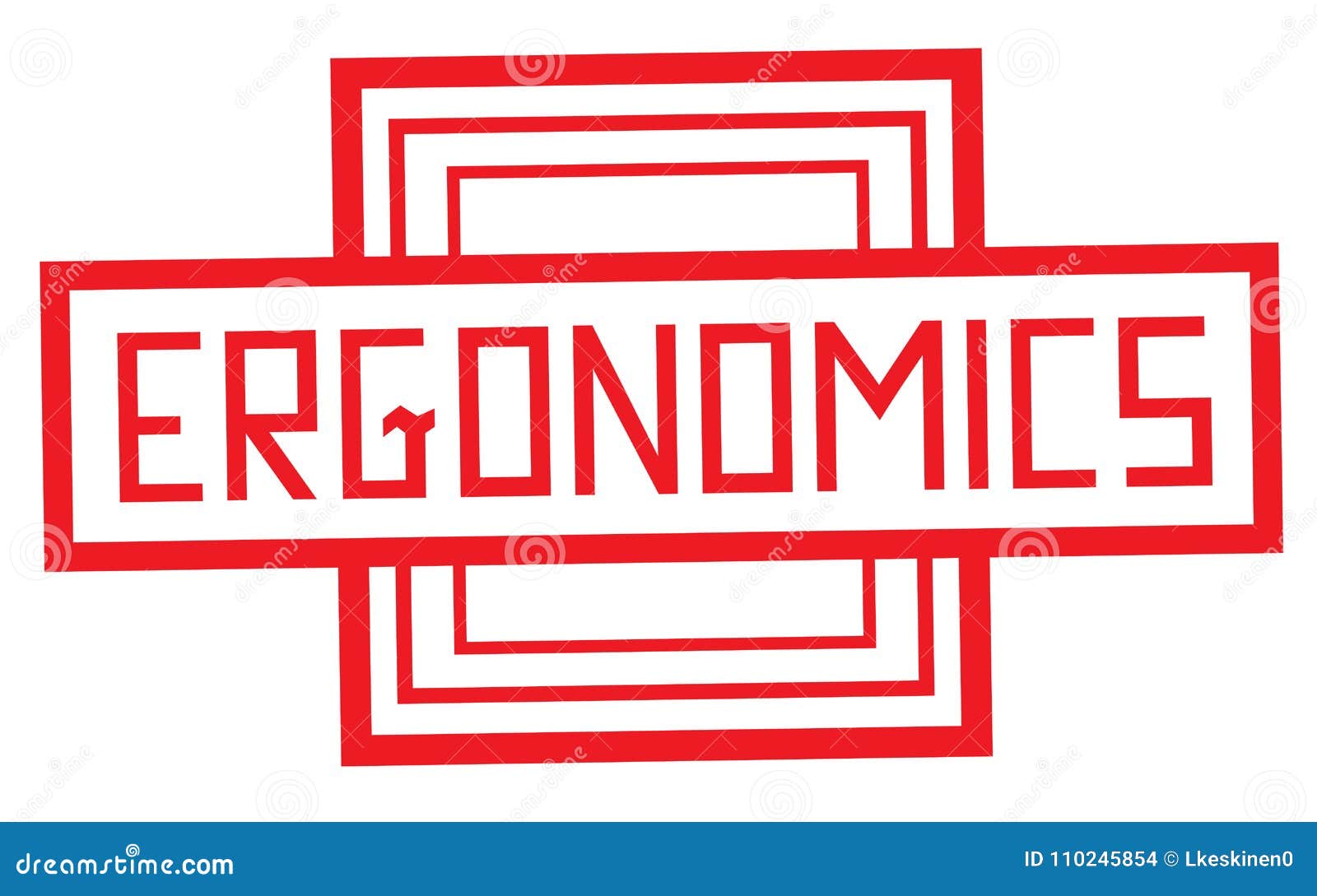 Ergonomics stamp typ stock vector. Illustration of badge - 110245854