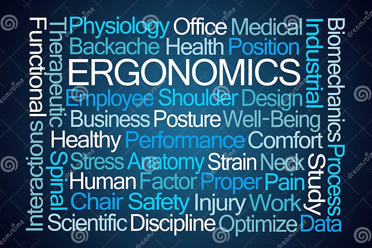 Ergonomics Word Cloud stock illustration. Illustration of comfort ... Ergonomics Word Cloud stock illustration. Illustration of comfort ...