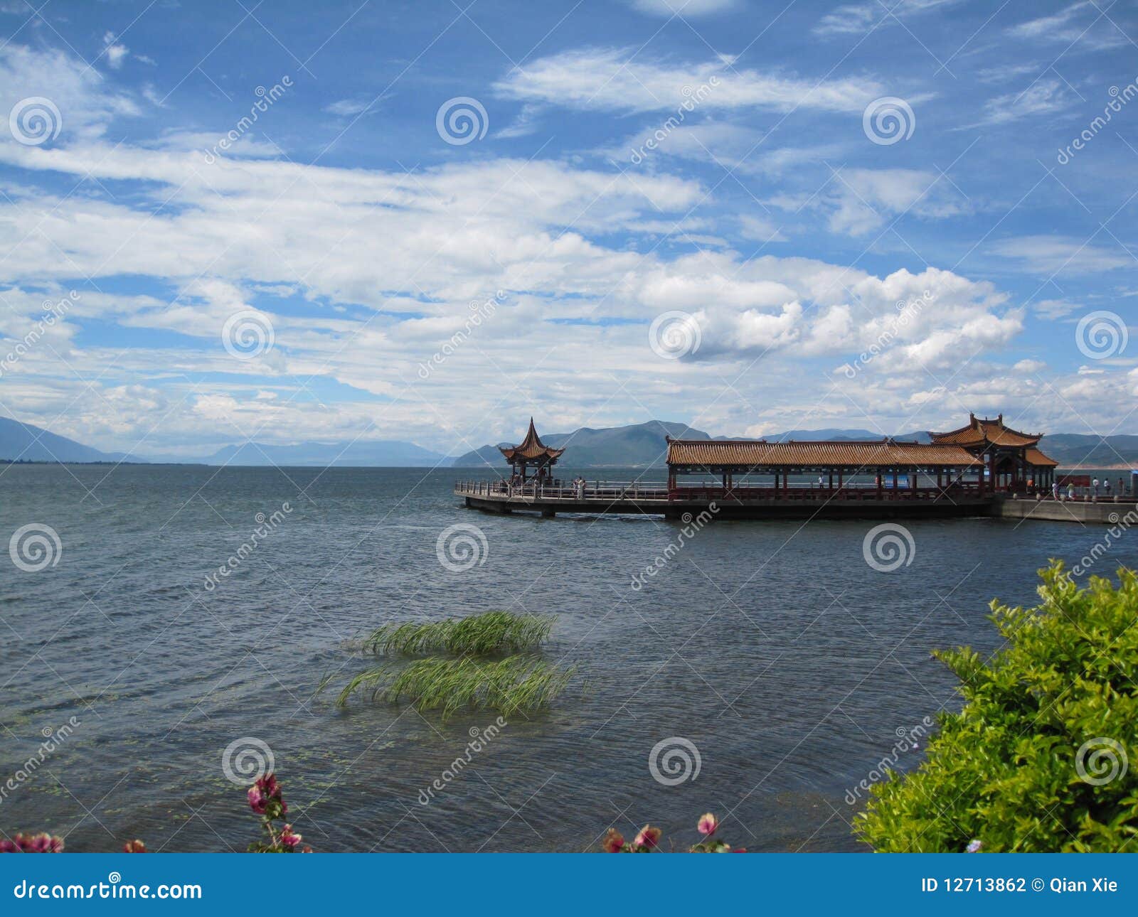Erhai Lake stock photo. Image of erhai, blue, dali, shan - 12713862