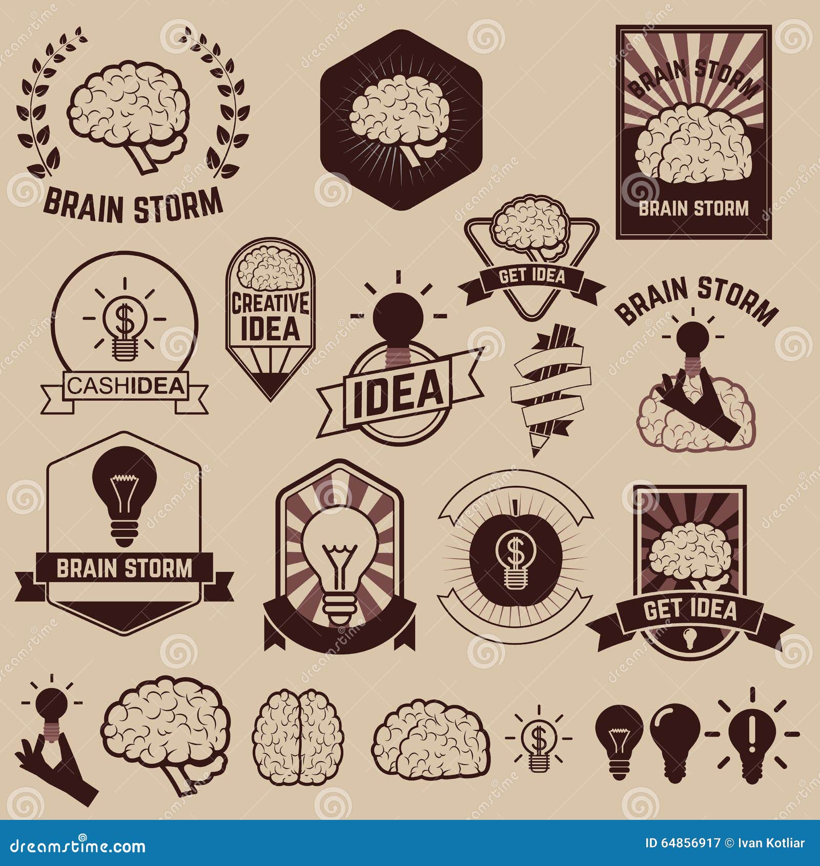 Erhalten Sie Idee Geistesblitz Vektor Abbildung - Illustration von ...