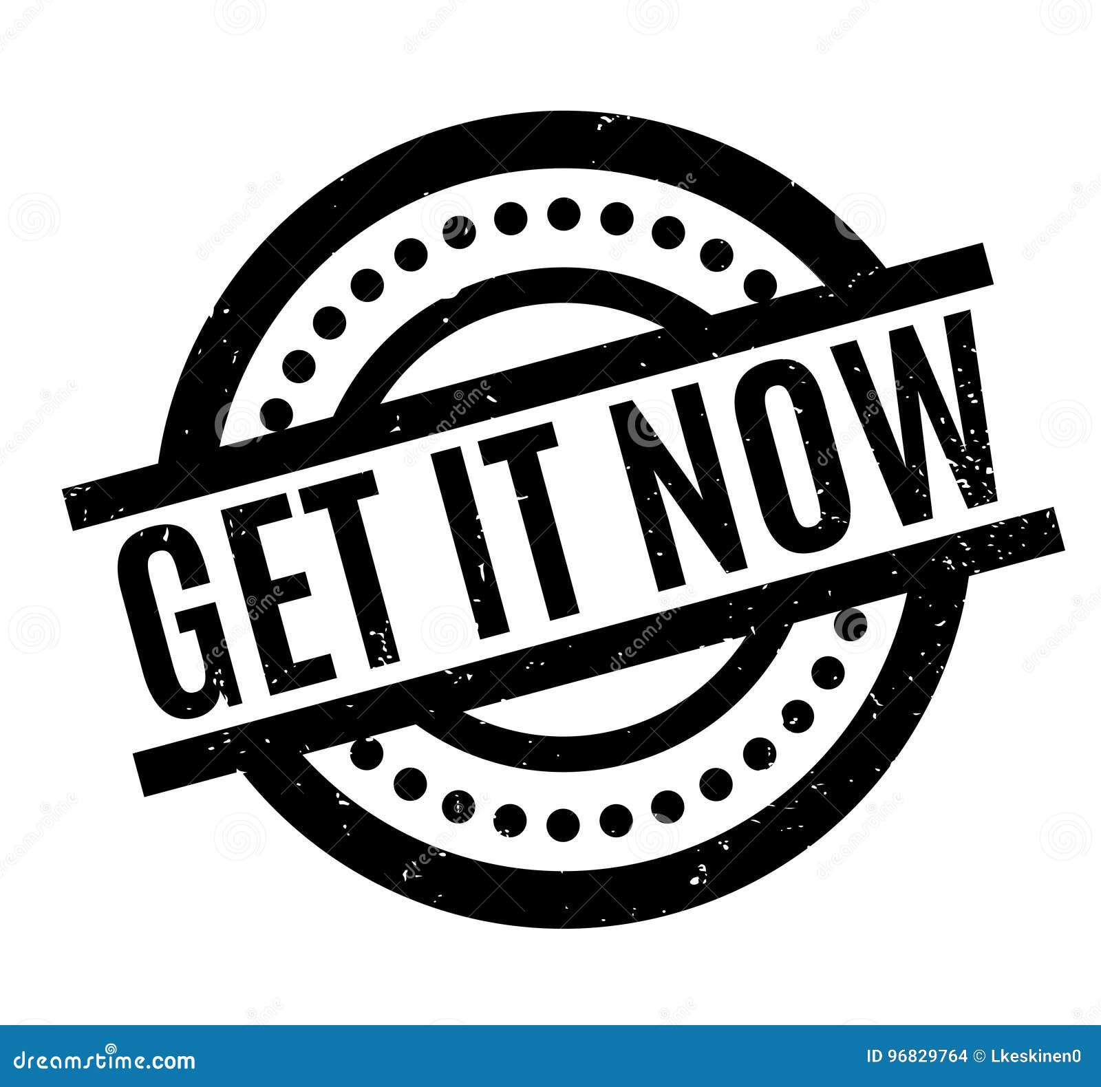 Erhalten Sie Ihm Jetzt Stempel Vektor Abbildung - Illustration von ...