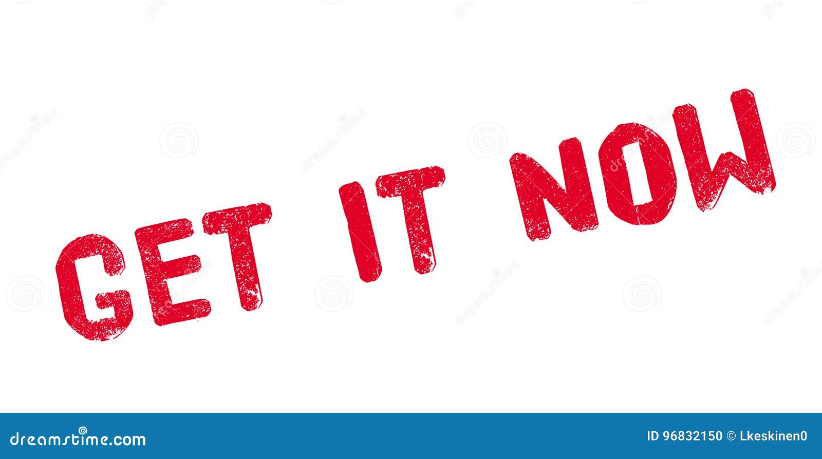 Erhalten Sie Ihm Jetzt Stempel Vektor Abbildung - Illustration von ...