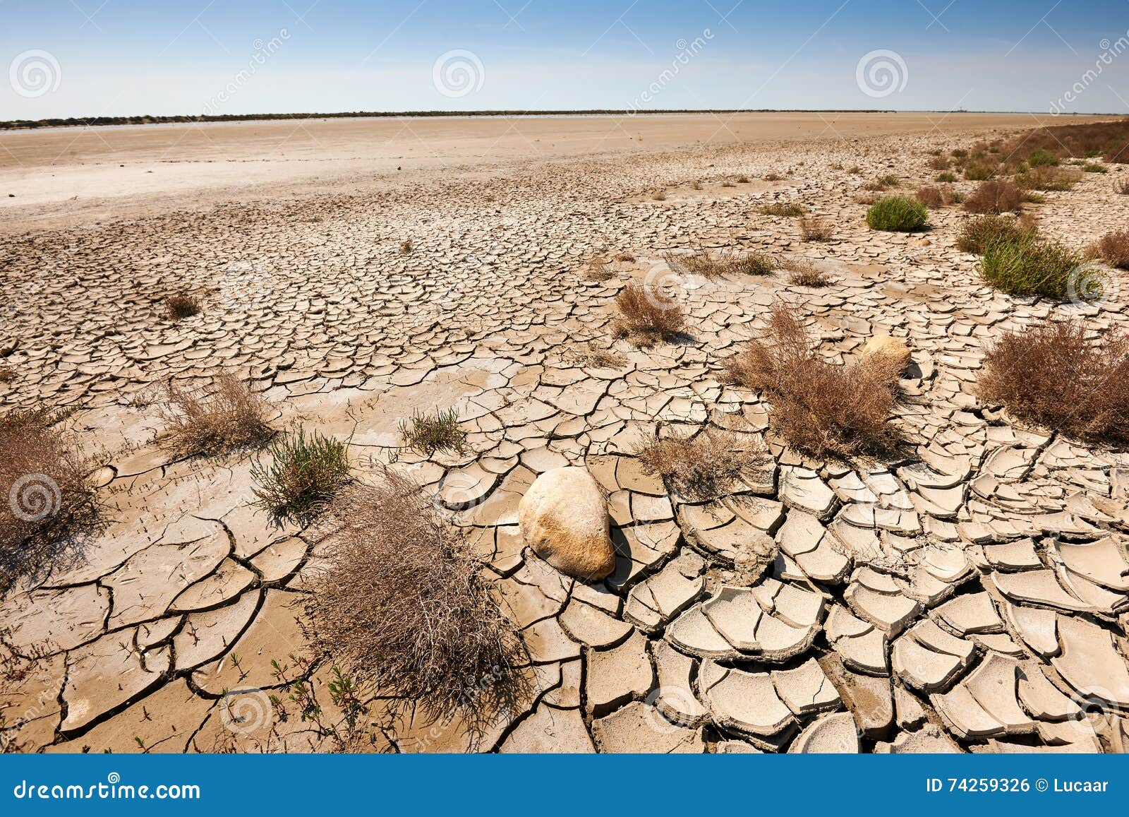 Erial árido y foto de archivo. Imagen de calor, clima - 74259326