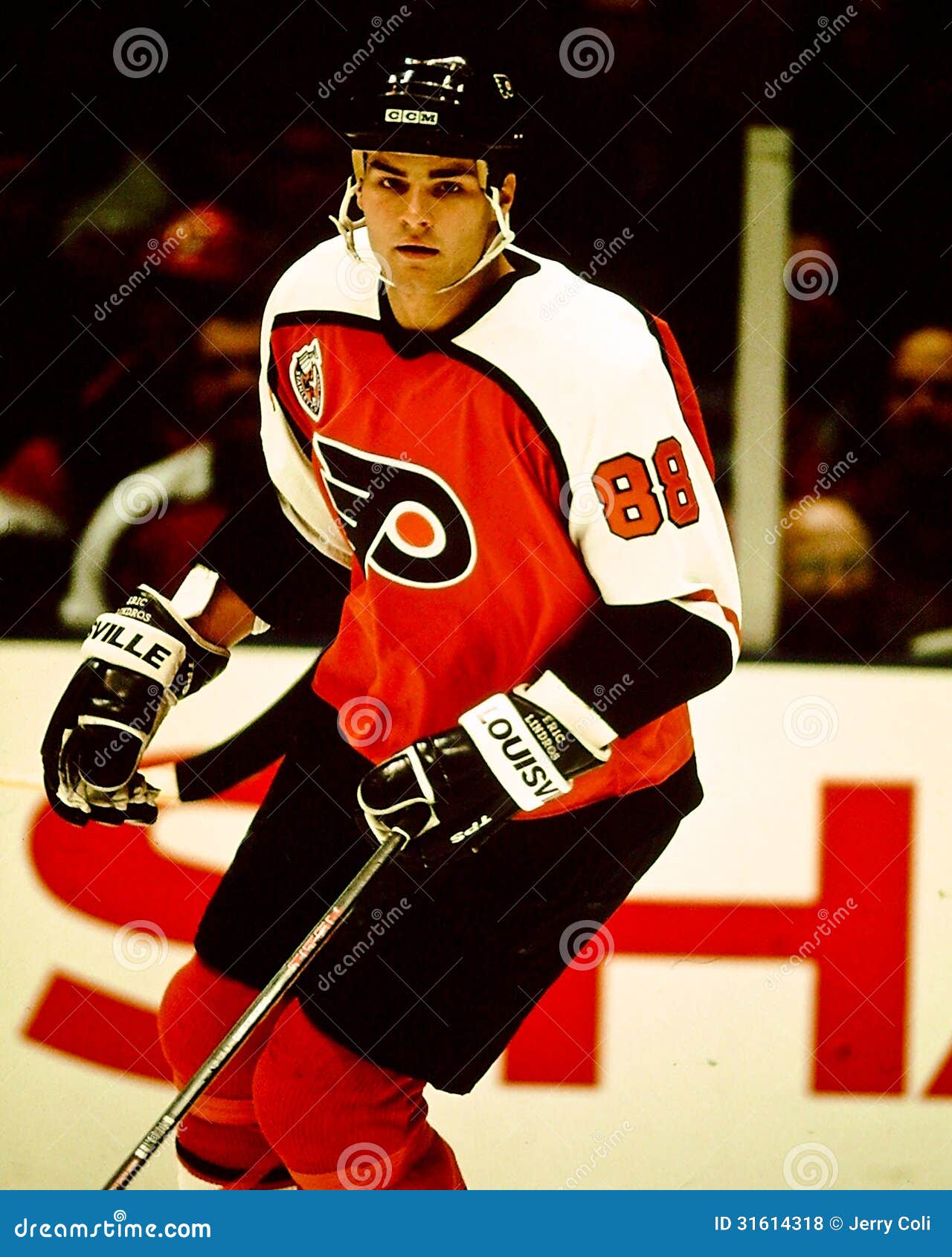 Eric Lindros Philadelphia Superstar Editorial Stock Photo - Image of ...