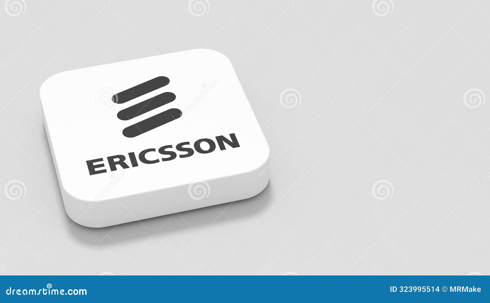 Ericsson App Icon on Gray Background with Copy Space Editorial Stock ...