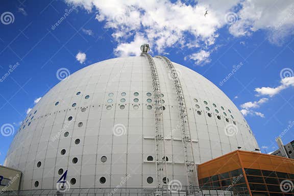 The Ericsson Globe stock image. Image of unique, stadium - 15173069