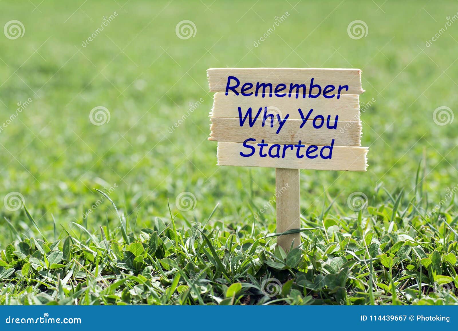 Erinnern Sie Sich, an Warum Sie Begannen Stockbild - Bild von führung ...