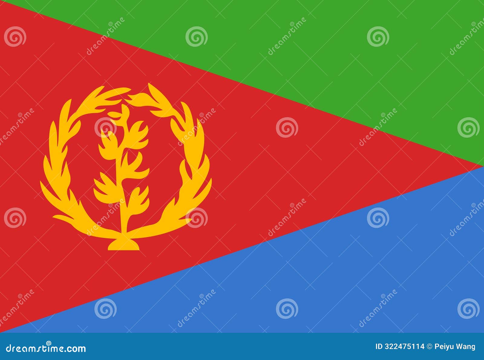 Eritrea Flag Illustrator Country Flags Stock Illustration ...