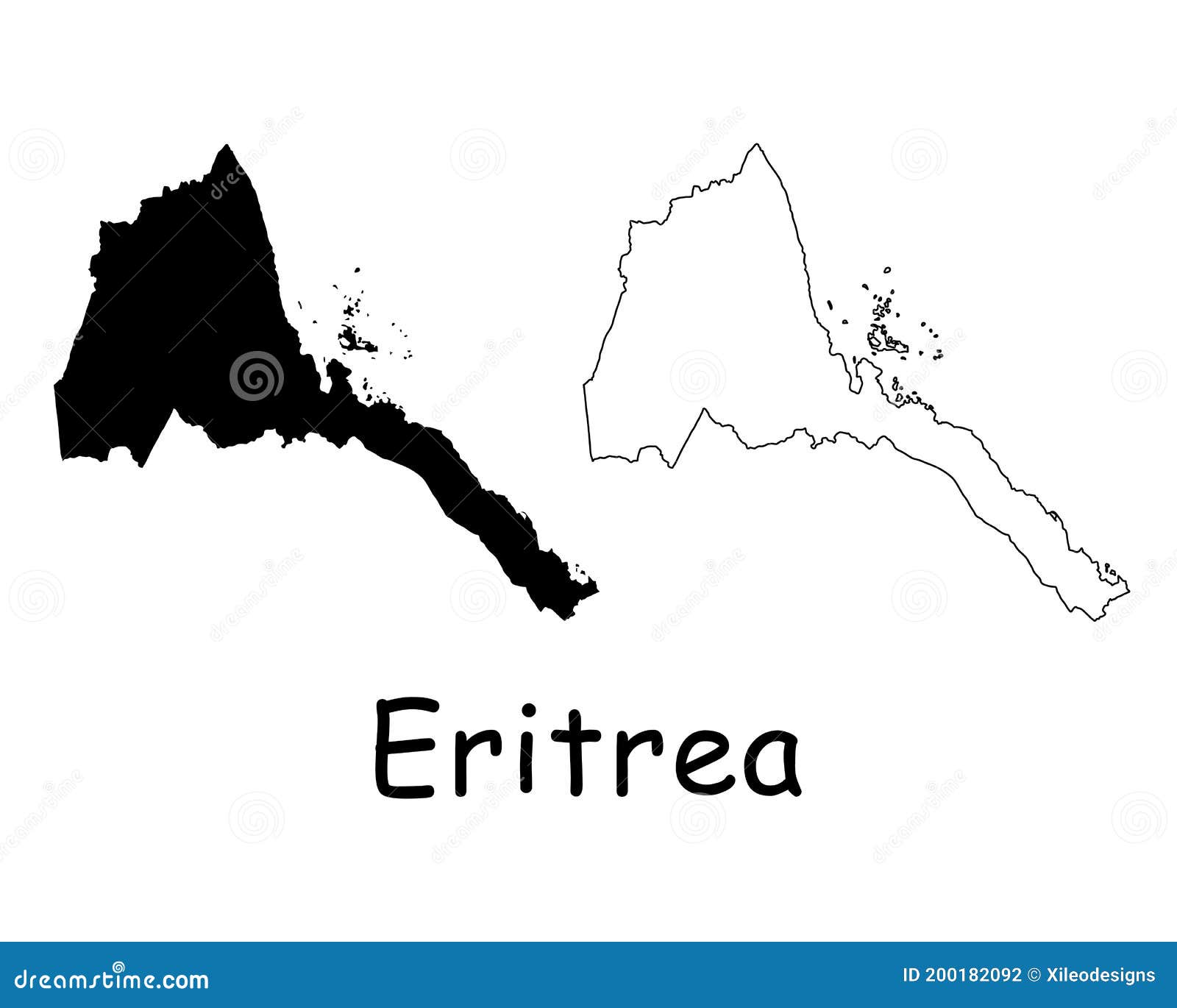 Eritrea Country Design Template Flat Cartoon Style | CartoonDealer.com ...
