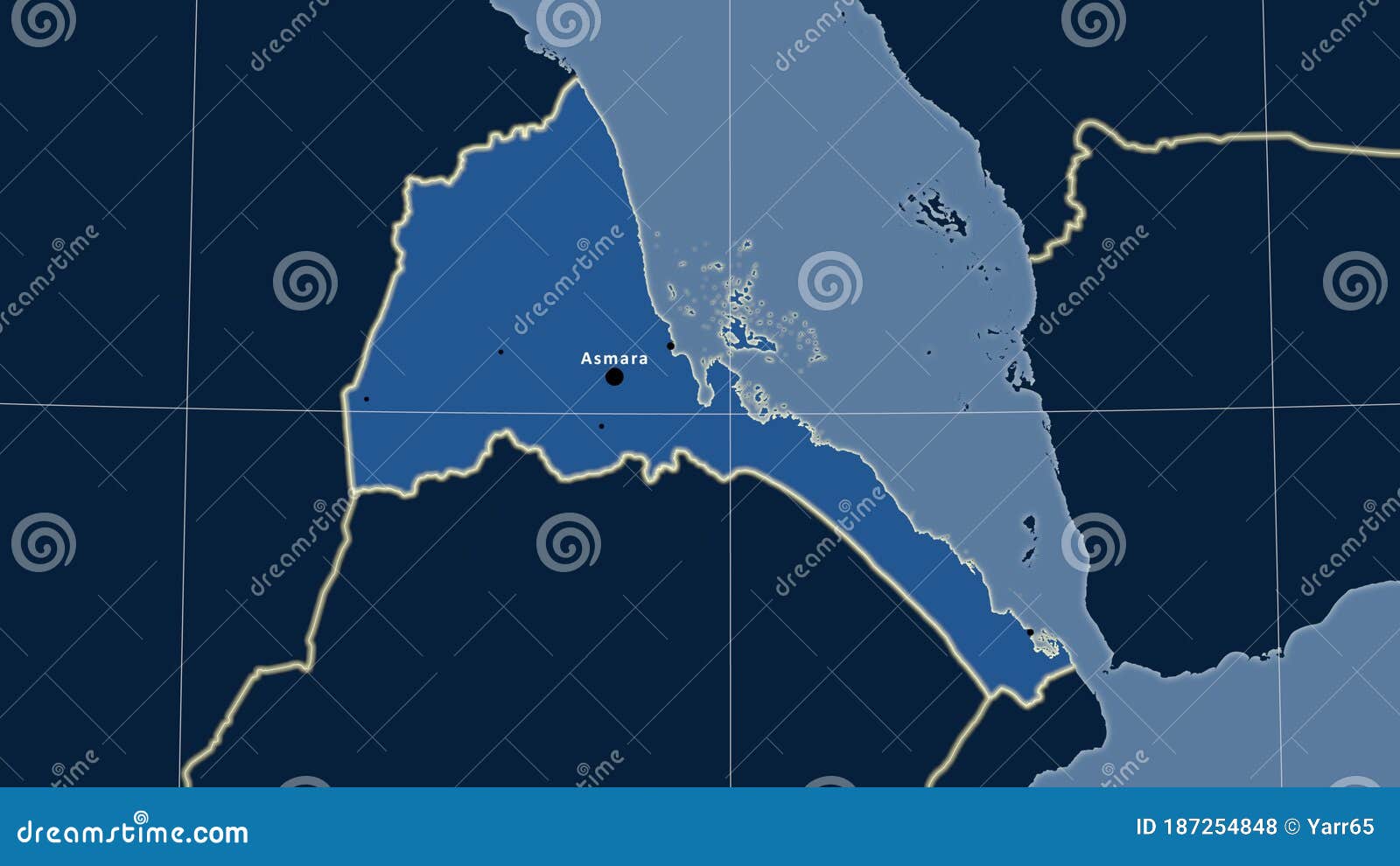 Eritrea - Solid. Composition, Borders Stock Illustration - Illustration ...