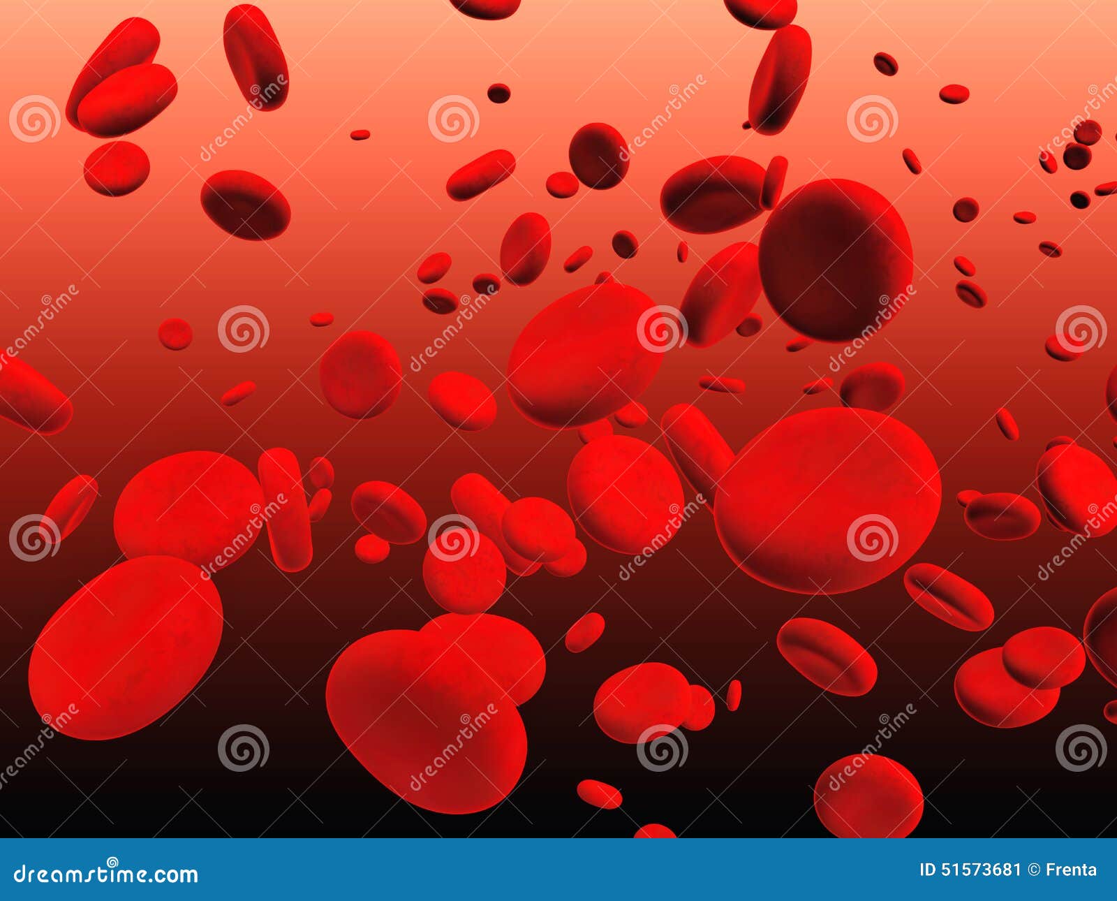 Eritrociti illustrazione di stock. Illustrazione di malattia - 51573681