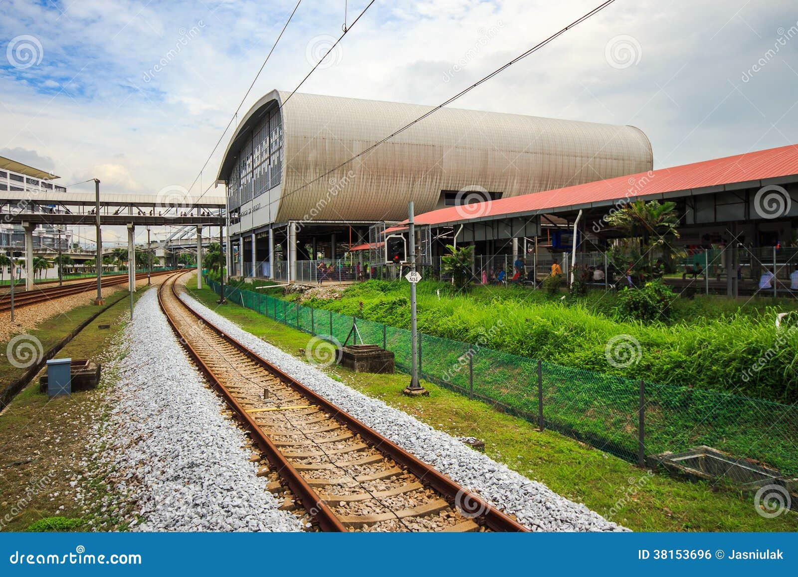ERL railway in Malaysia stock photo. Image of nature - 38153696