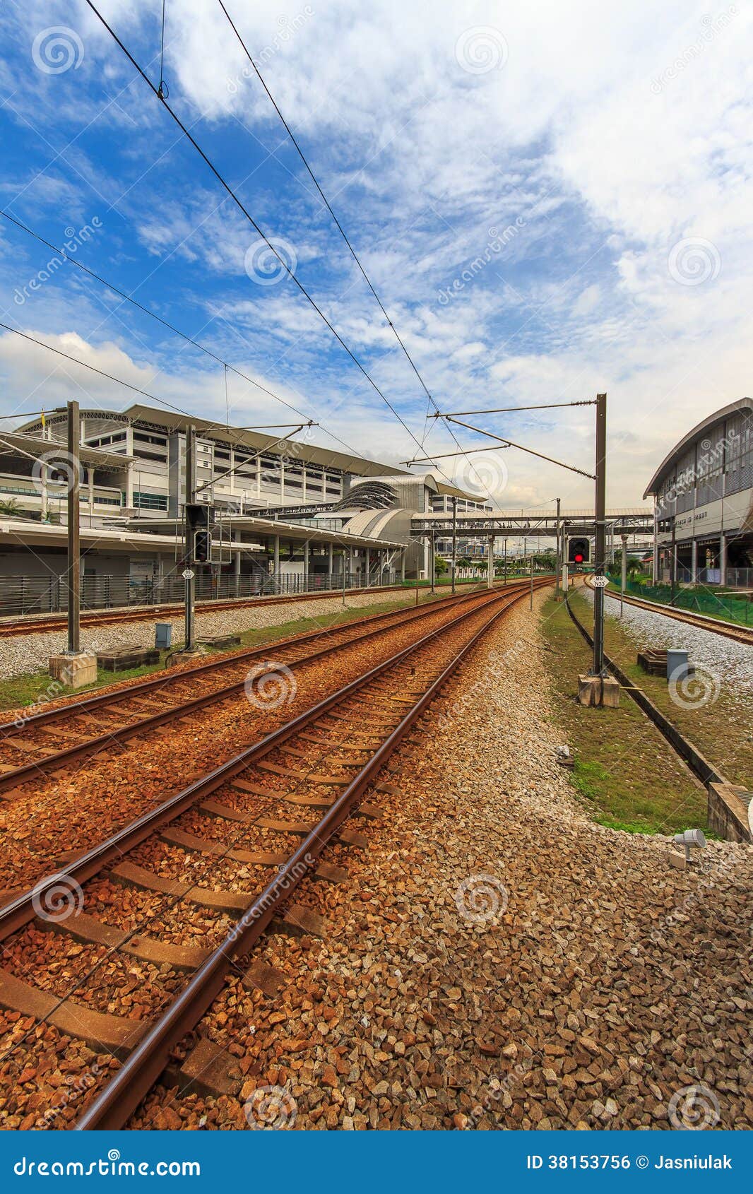 ERL railway in Malaysia stock photo. Image of railtrack - 38153756