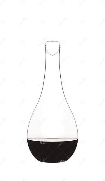 Erlenmeyer Flask Isolated on White Stock Photo - Image of discovery ...