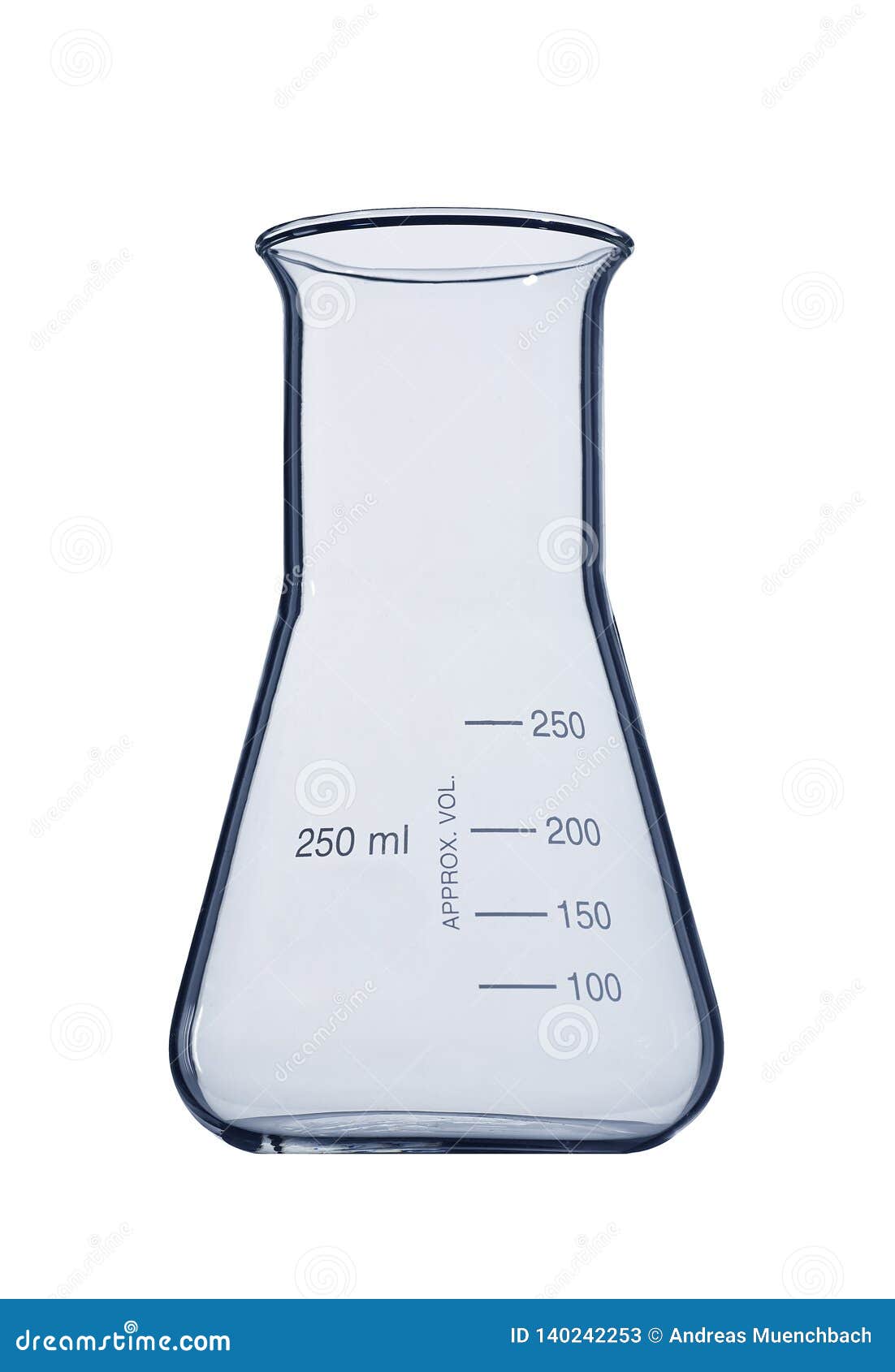 Flask And Test Tubes With Solution In Small Beaker Stock Image ...