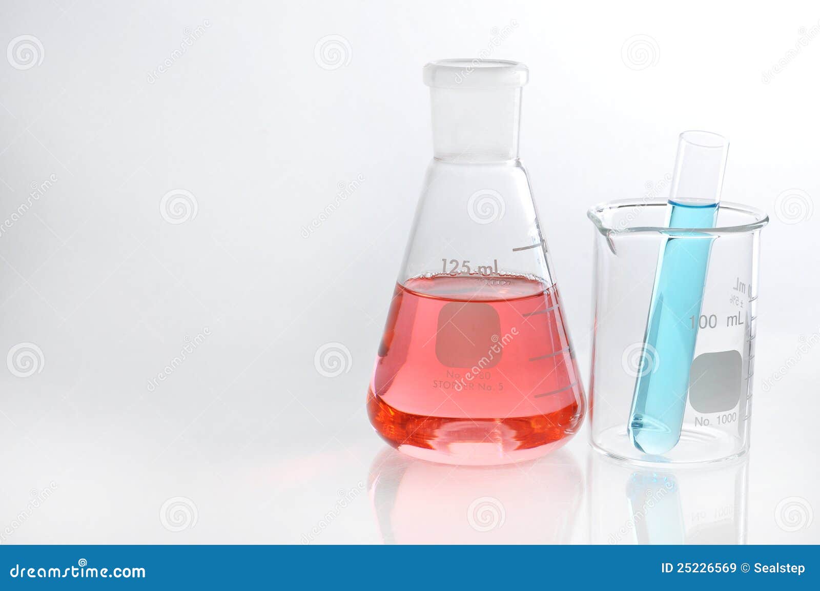 Erlenmeyer flask and tube stock image. Image of glass - 25226569