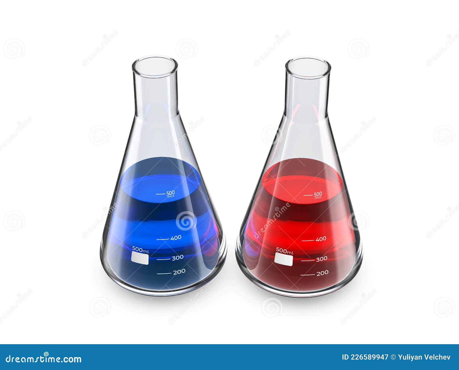 Erlenmeyer Flasks Stock Illustration | CartoonDealer.com #226589947