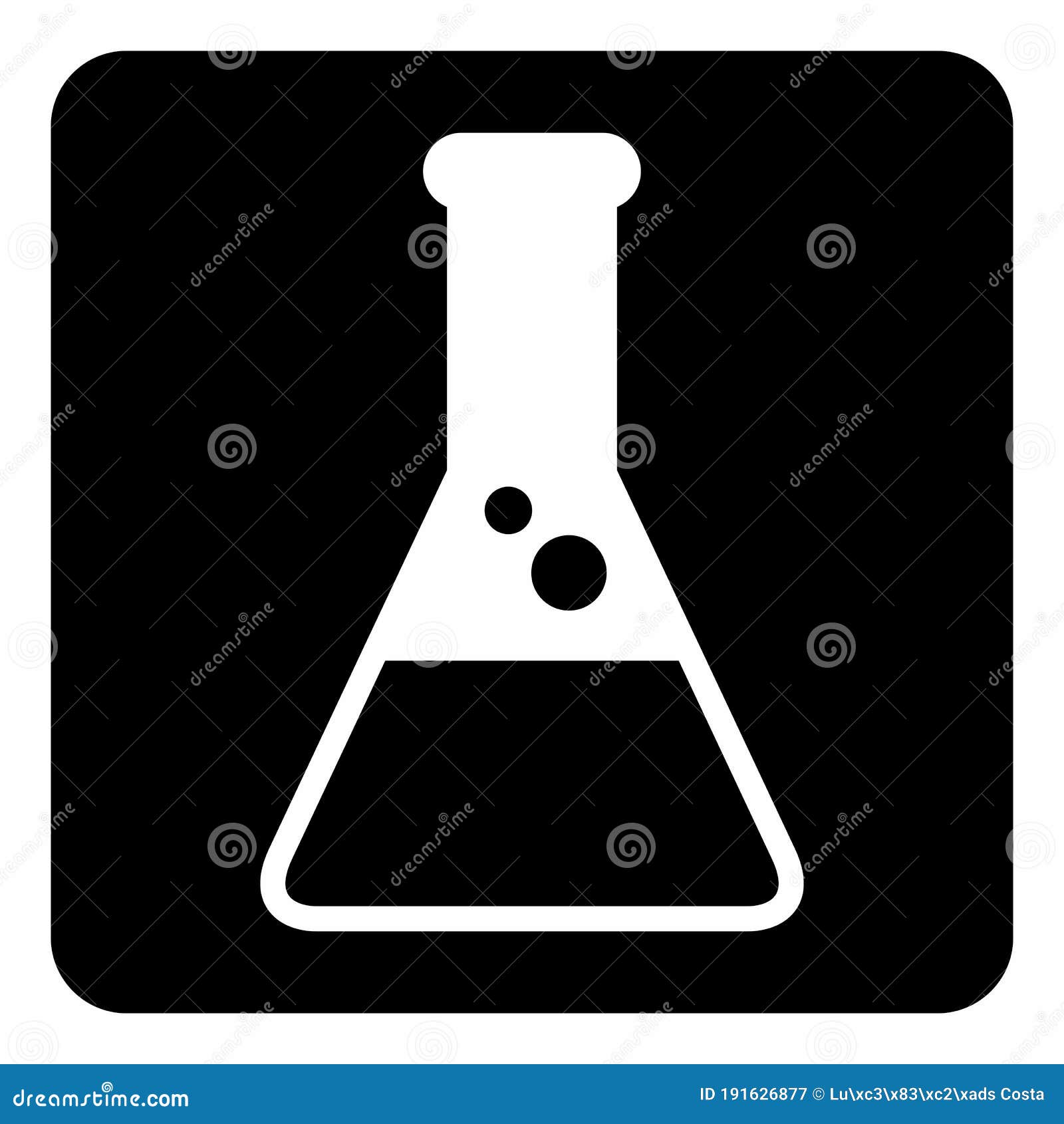 Erlenmeyer Icon Illustration Stock Illustration - Illustration of ...