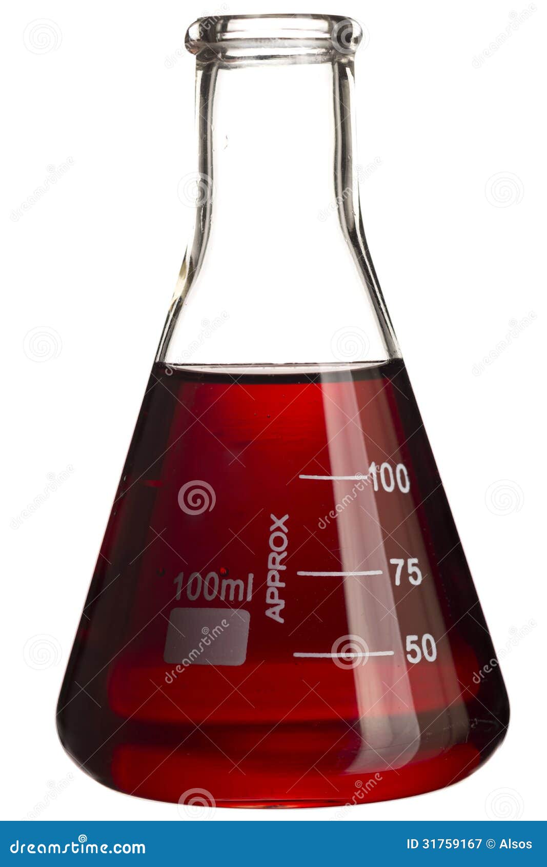 Erlenmeyer kolba obraz stock. Obraz złożonej z kolba - 31759167