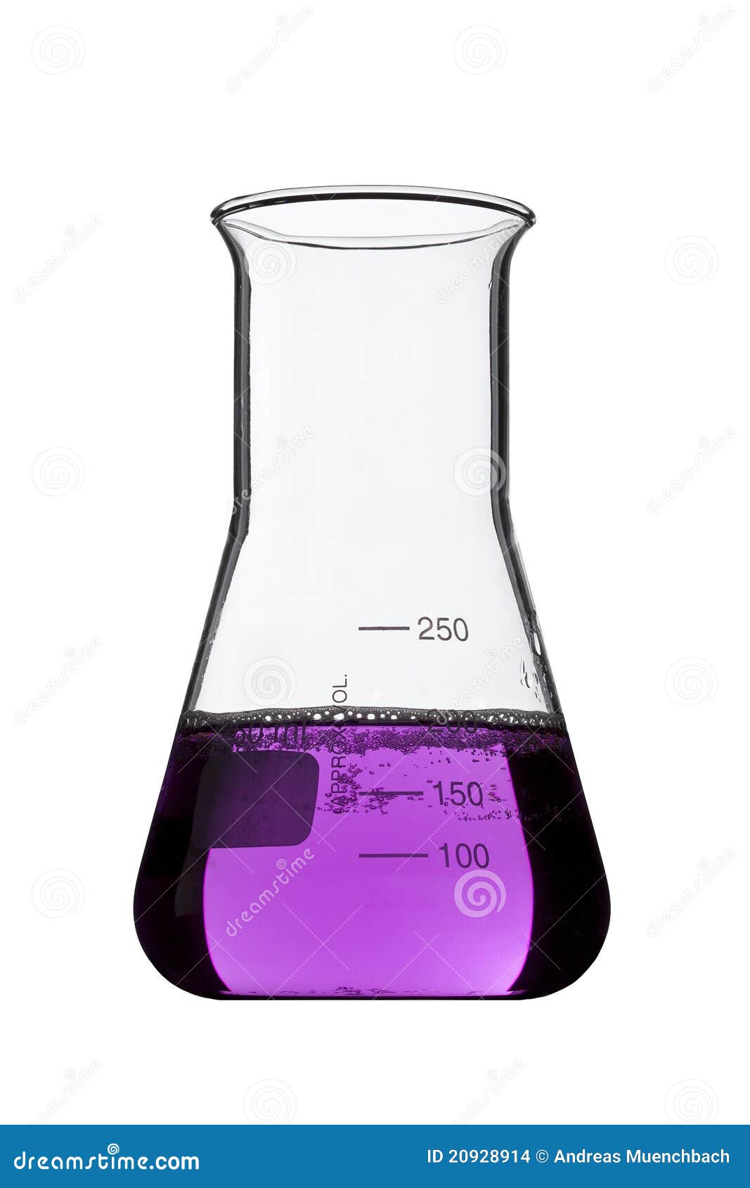 Erlenmeyer-Kolben stockfoto. Bild von wegwerfbar, biologie - 20928914