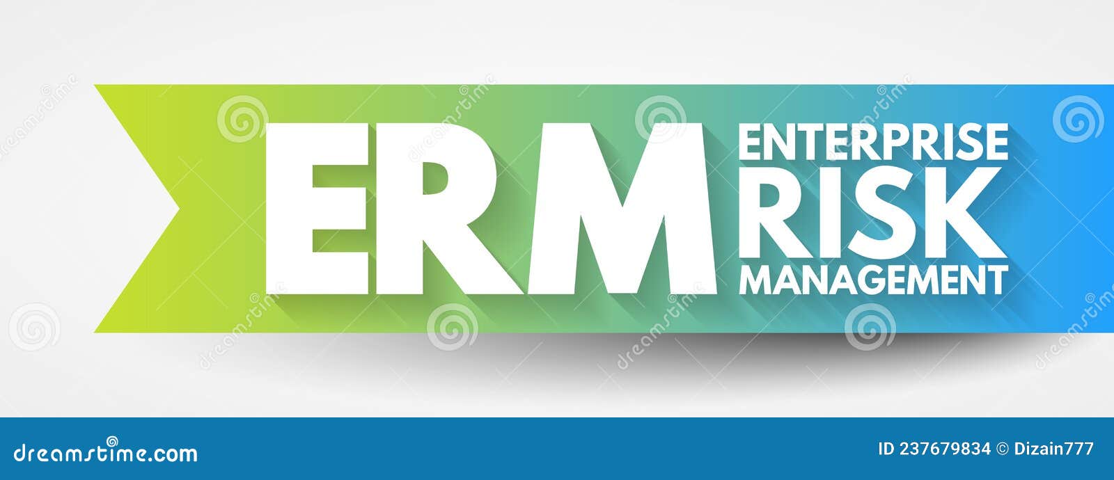 ERM - Enterprise Risk Management Acronym, Business Concept Background ...