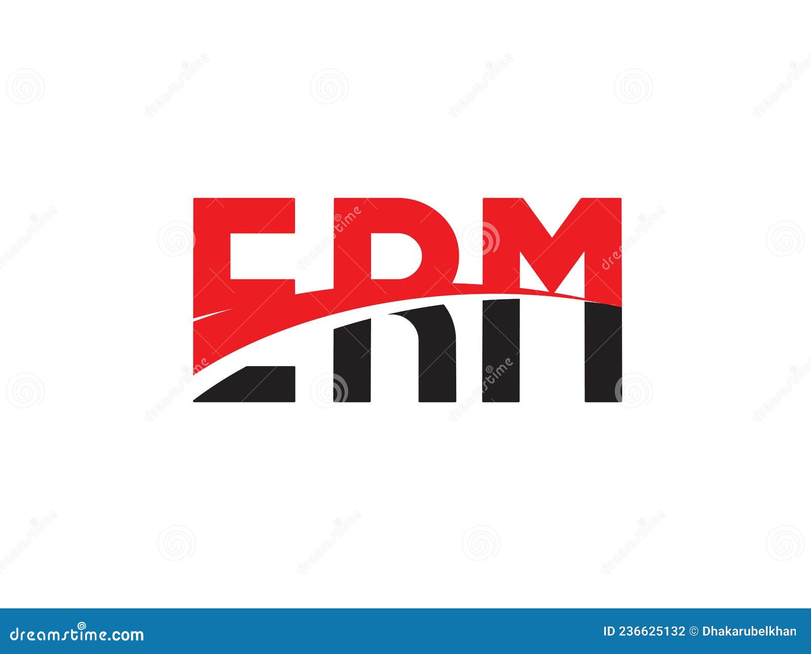 ERM Letter Initial Logo Design Vector Illustration Stock Vector ...