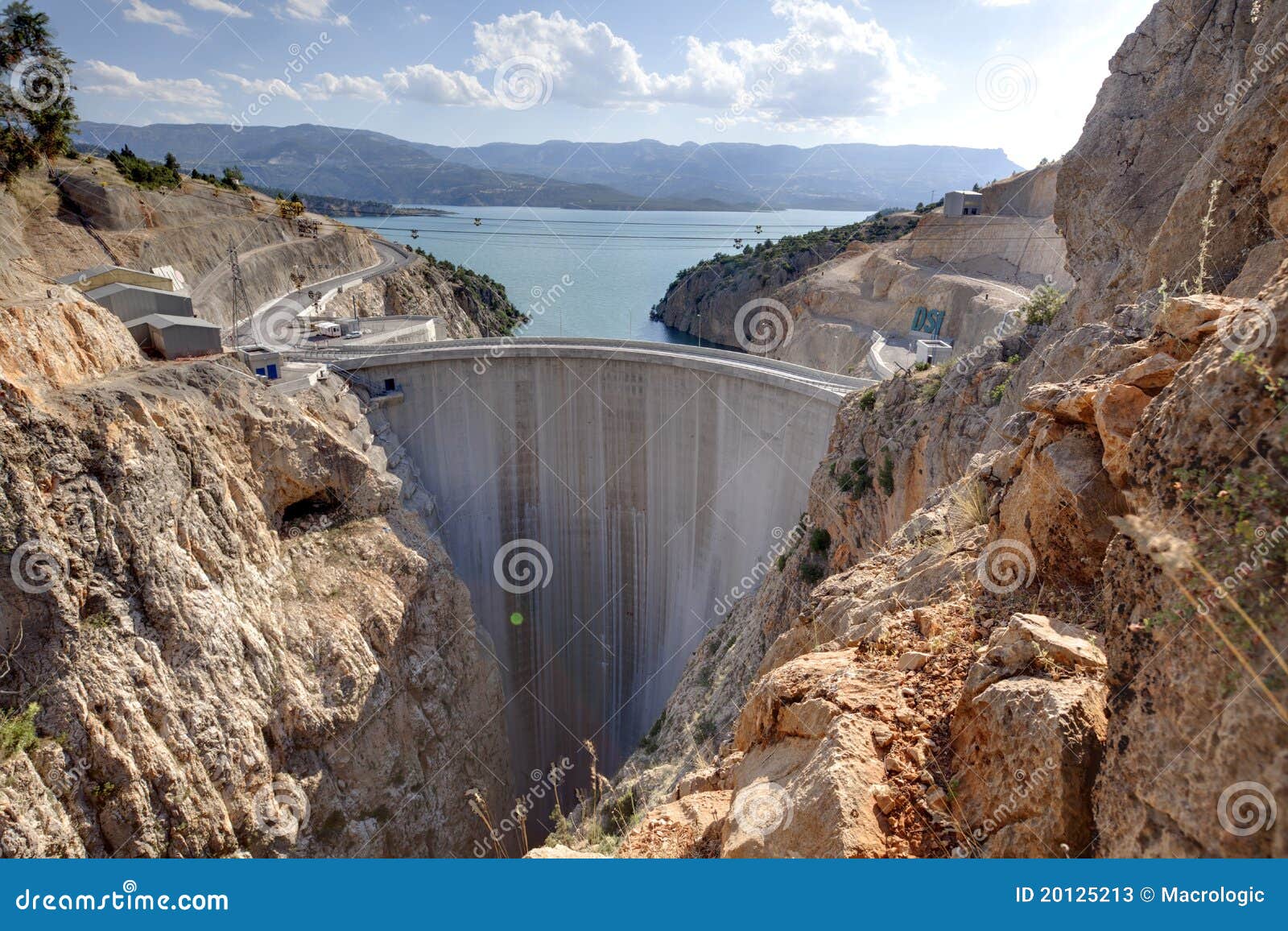 Ermenek Dam / HEPP editorial stock photo. Image of ermenek - 20125213