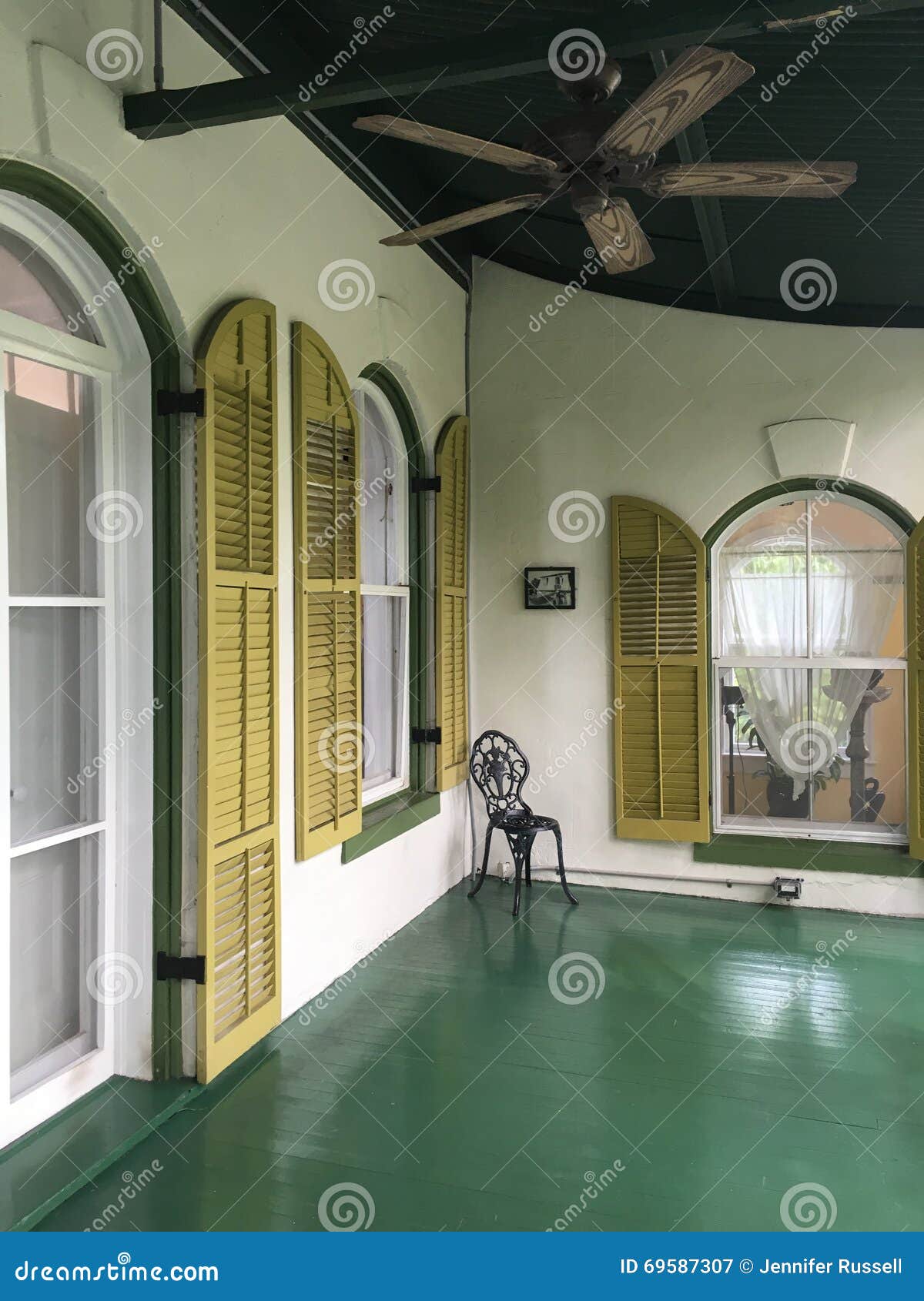 Ernest Hemingway House stock image. Image of chair, house - 69587307