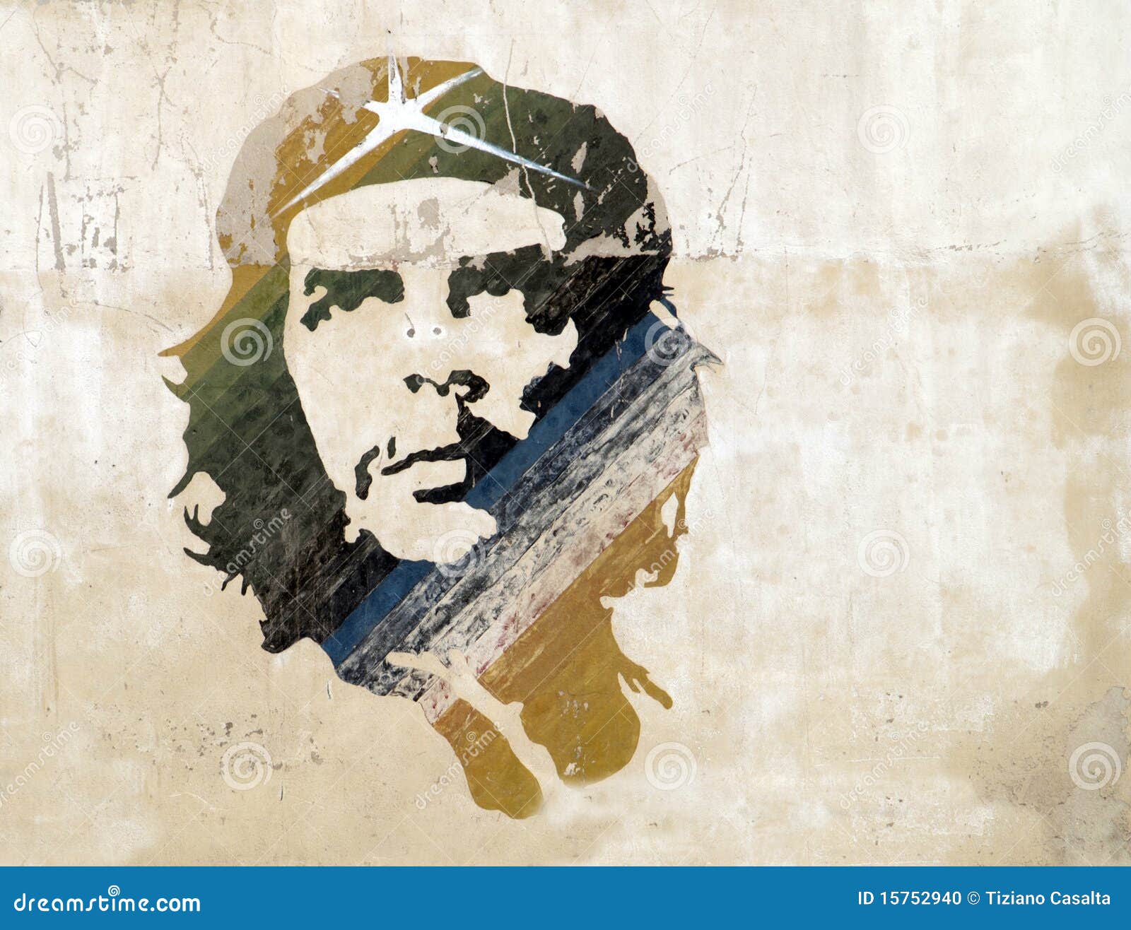 Ernesto Che Guevara editorial image. Illustration of wall - 15752940