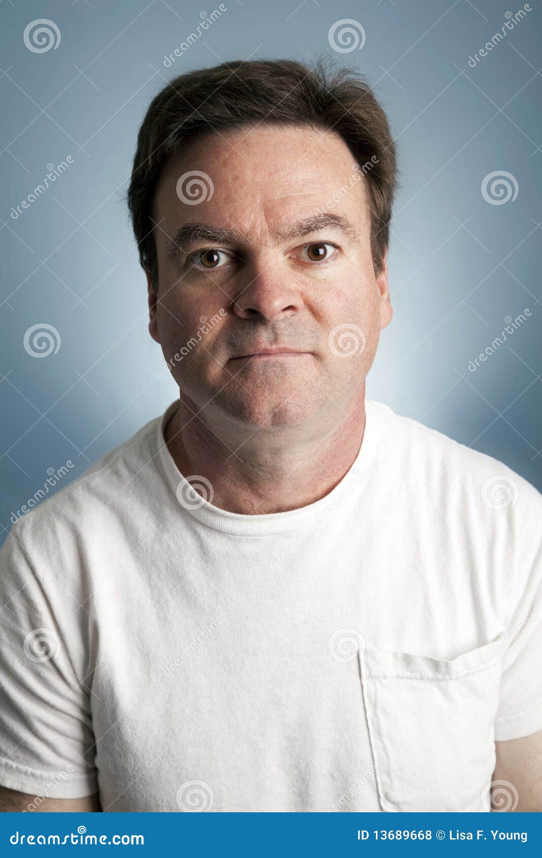 Ernstes Mann-Portrait stockfoto. Bild von irisch, stattlich - 13689668