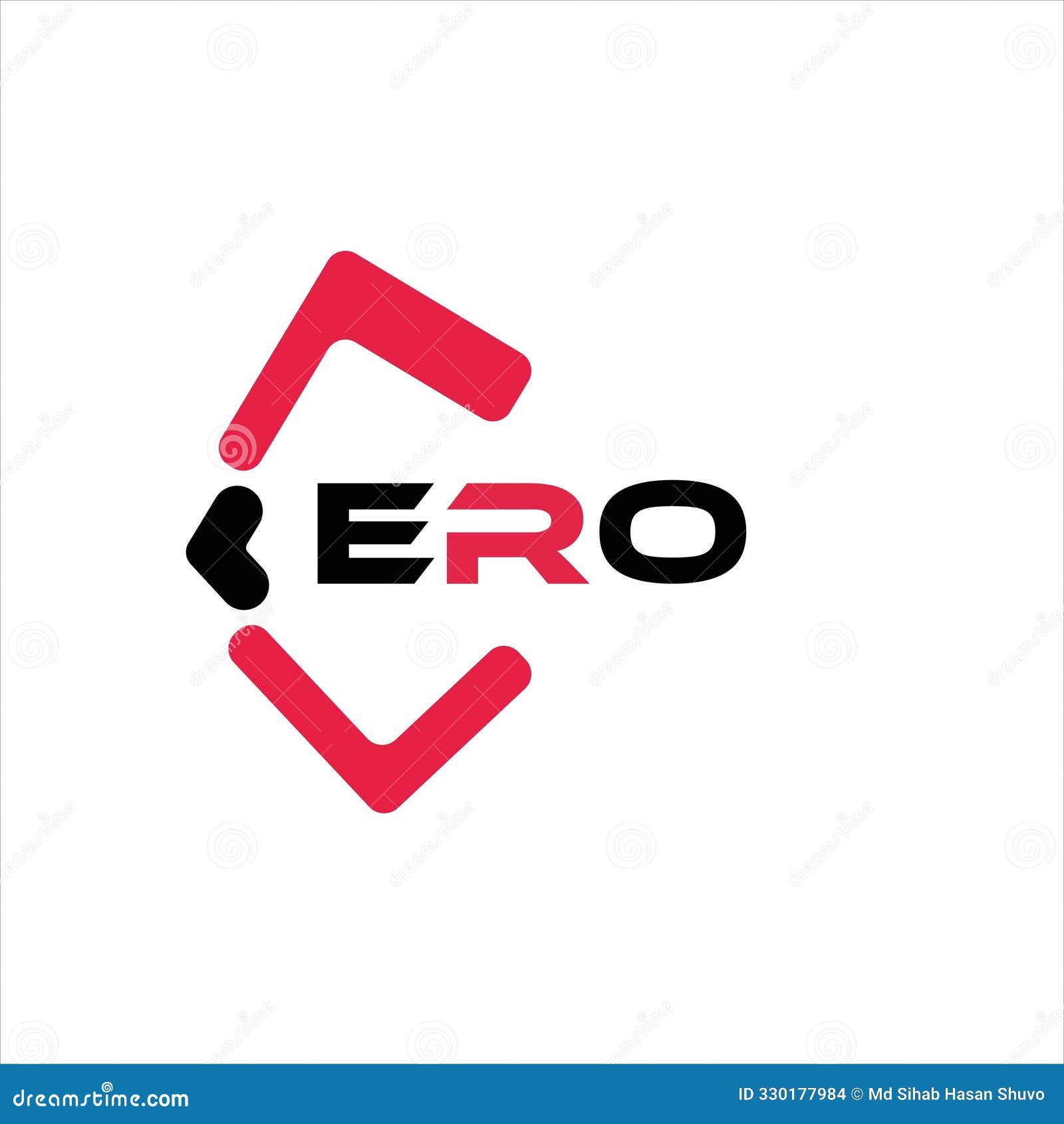 ERO Creative Minimalist Letter Logo. ERO Unique Vector Initials ...