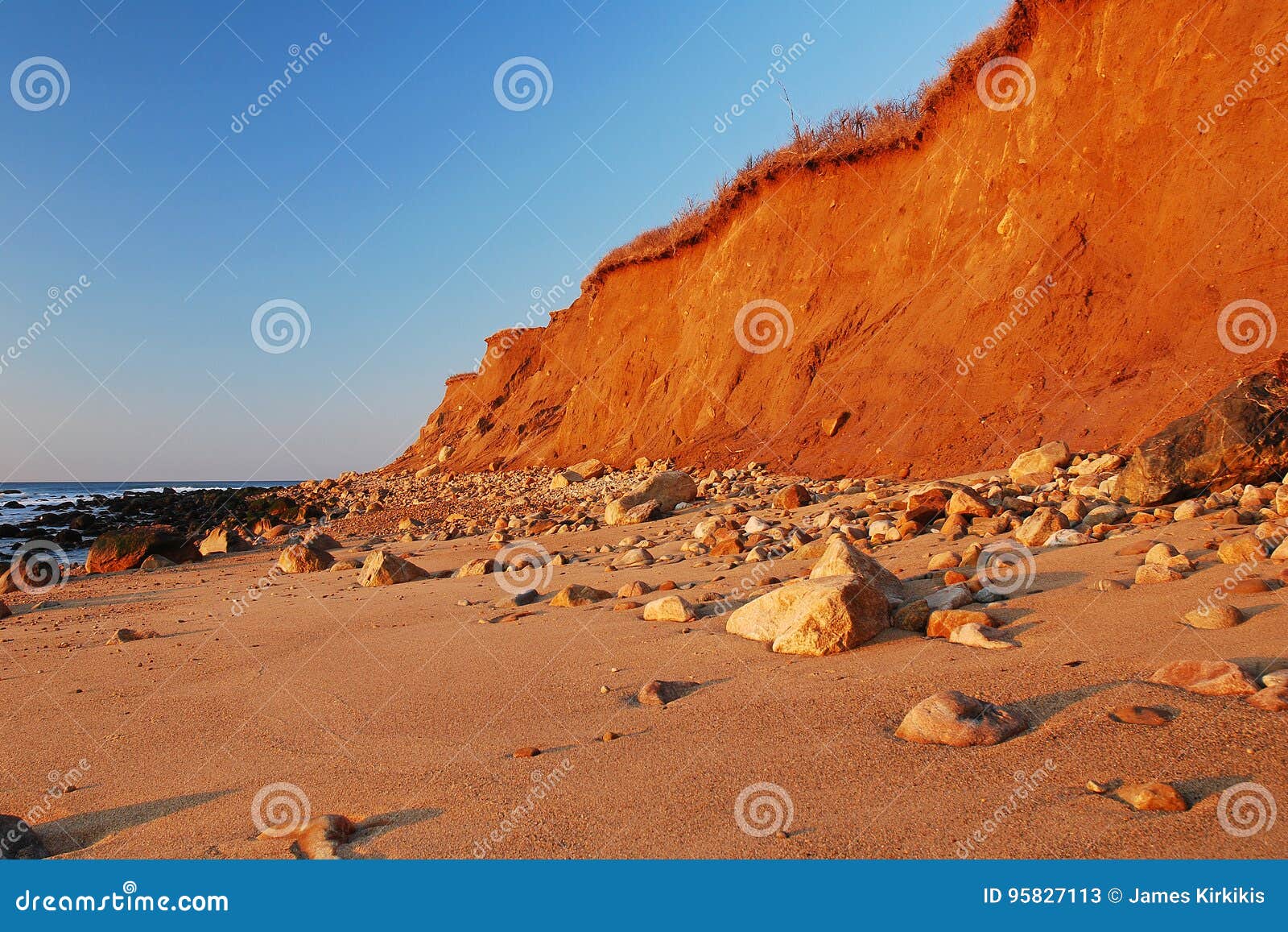 Eroded Cliffs stock image. Image of icon, hamptons, landscape - 95827113