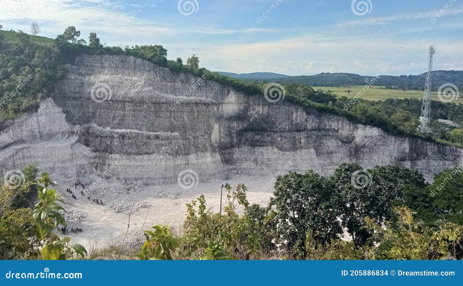 Eroded Limestone Mountains. Stock Photo - Image of formation, soil ...