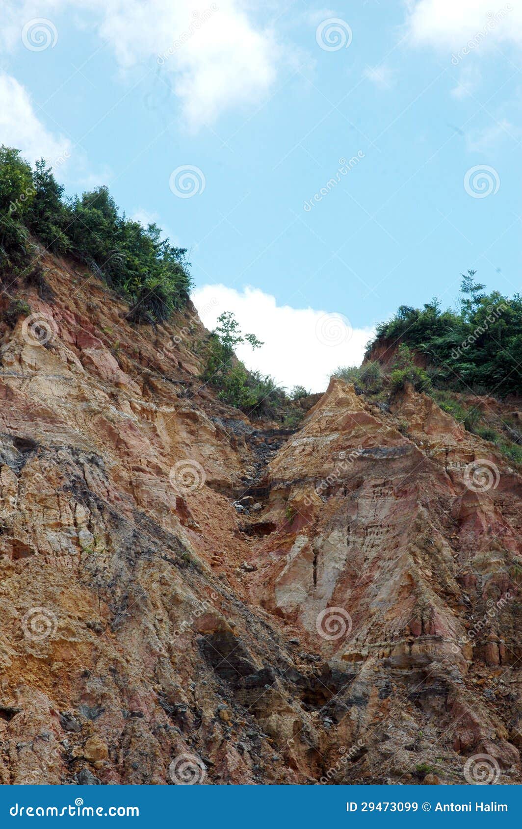 Eroded mountain stock image. Image of mysterious, erosion - 29473099