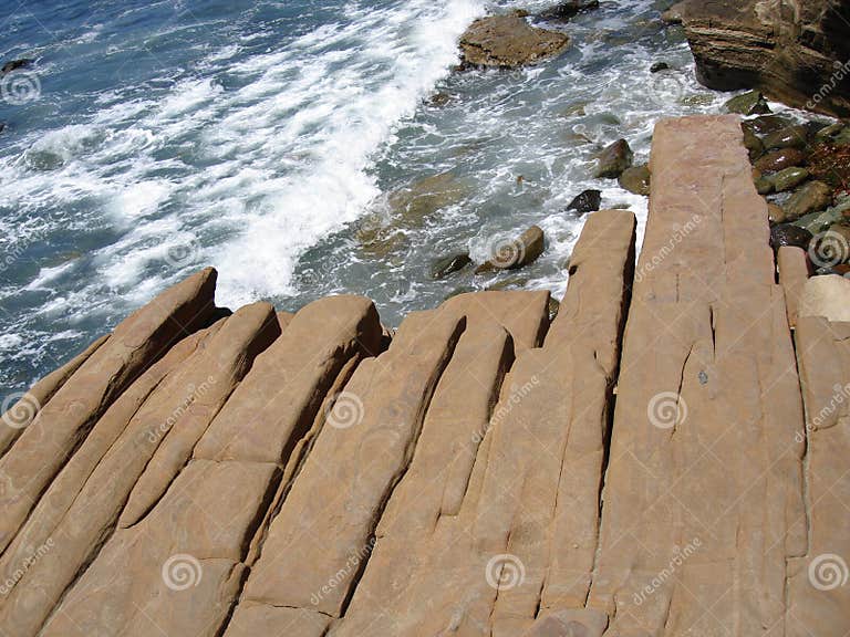 Eroded Rock stock photo. Image of blue, layered, rock - 29333360