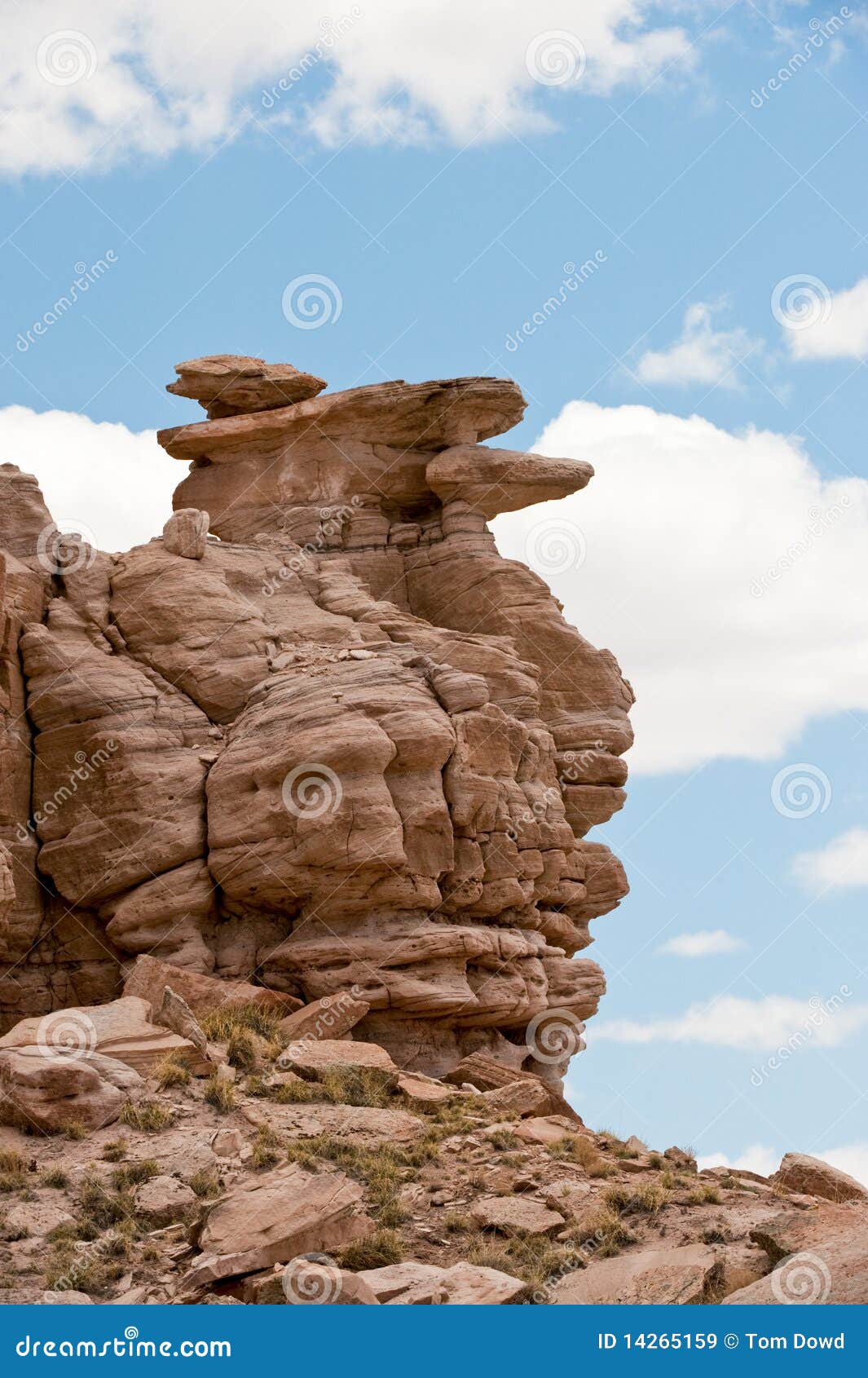Eroded rock formation stock image. Image of arizona, erosion - 14265159